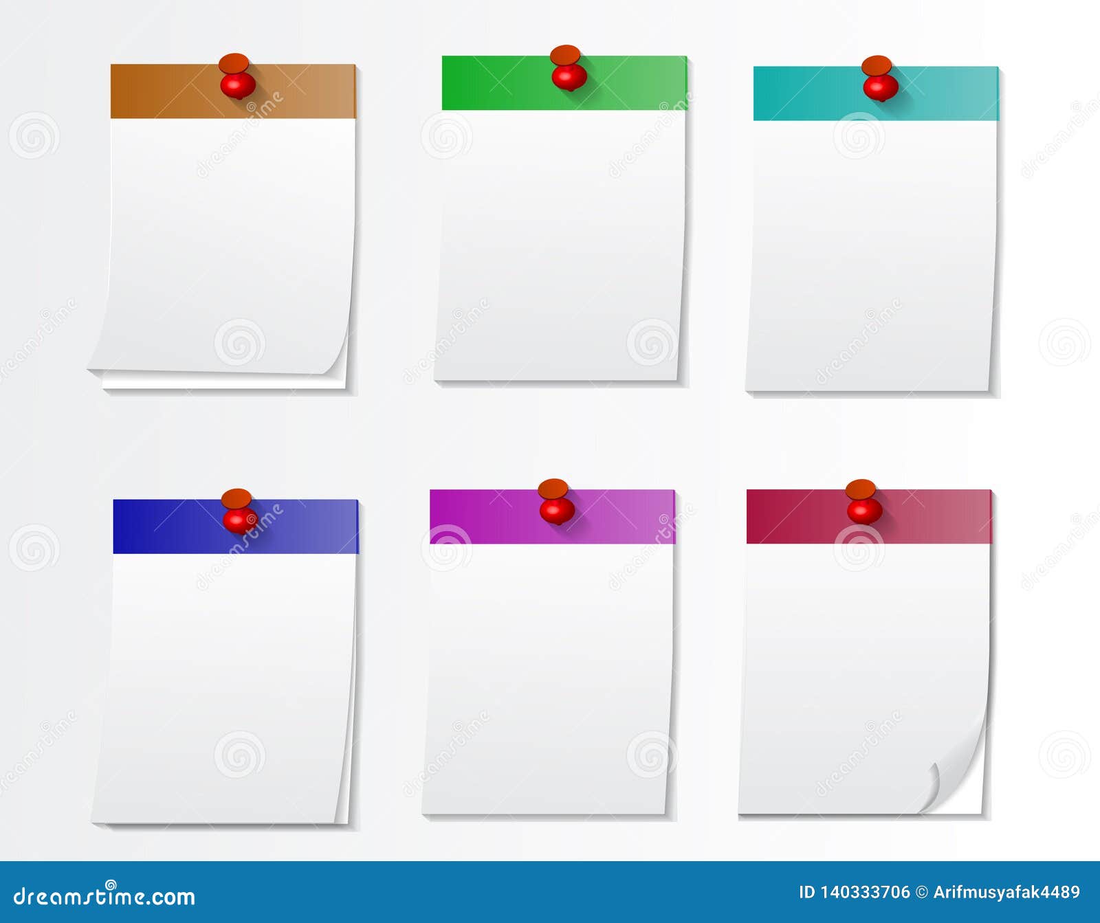 White paper note stock vector. Illustration of notepaper - 140333706