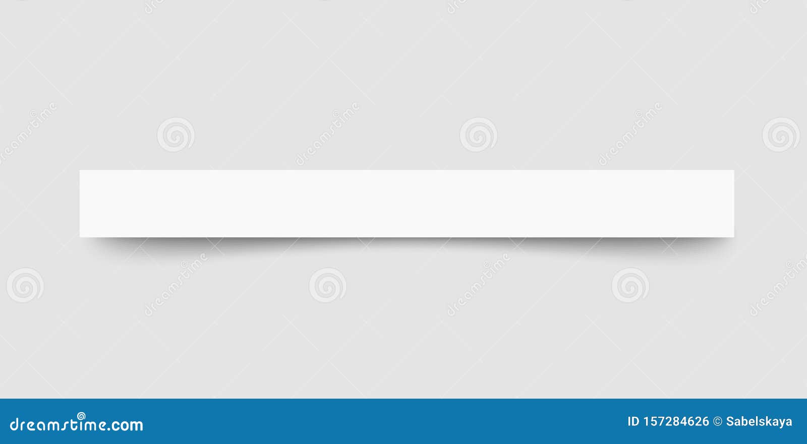 White Paper Piece with Realistic Shadow Texture, Blank Rectangle Sheet ...