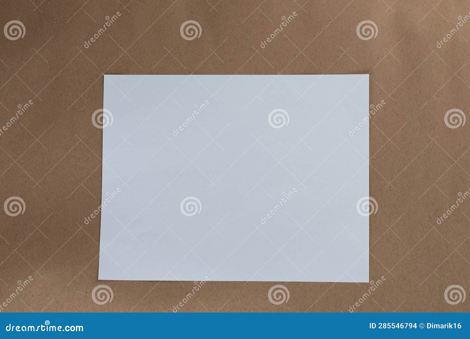 White Paper Rectangle Sheet Stock Photo - Image of parchment, card ...