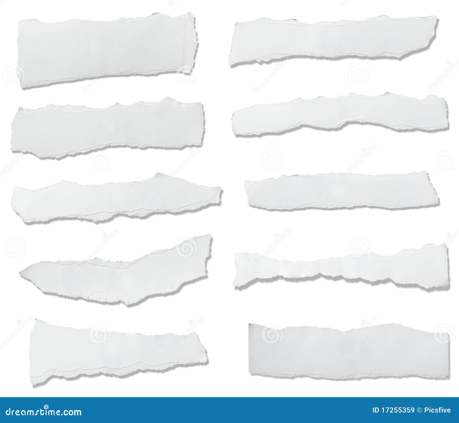 White paper ripped stock illustration. Illustration of edge - 17255359