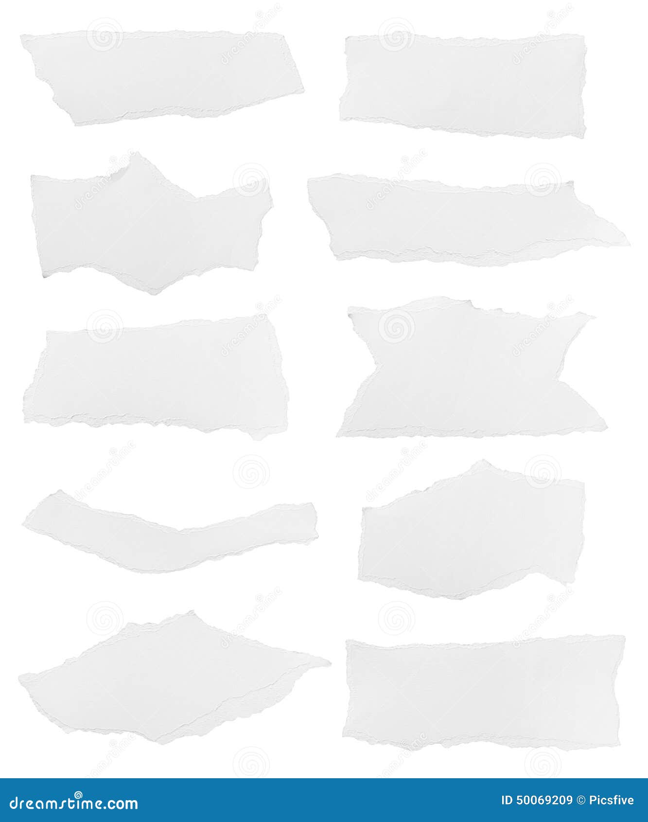 White Paper Ripped Message Background Stock Illustration - Illustration ...