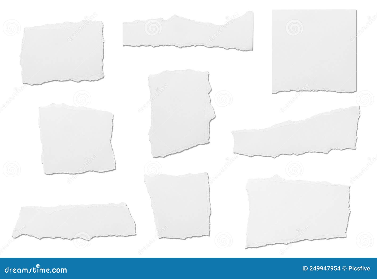 White Paper Ripped Message Torn Stock Photo - Image of notice ...