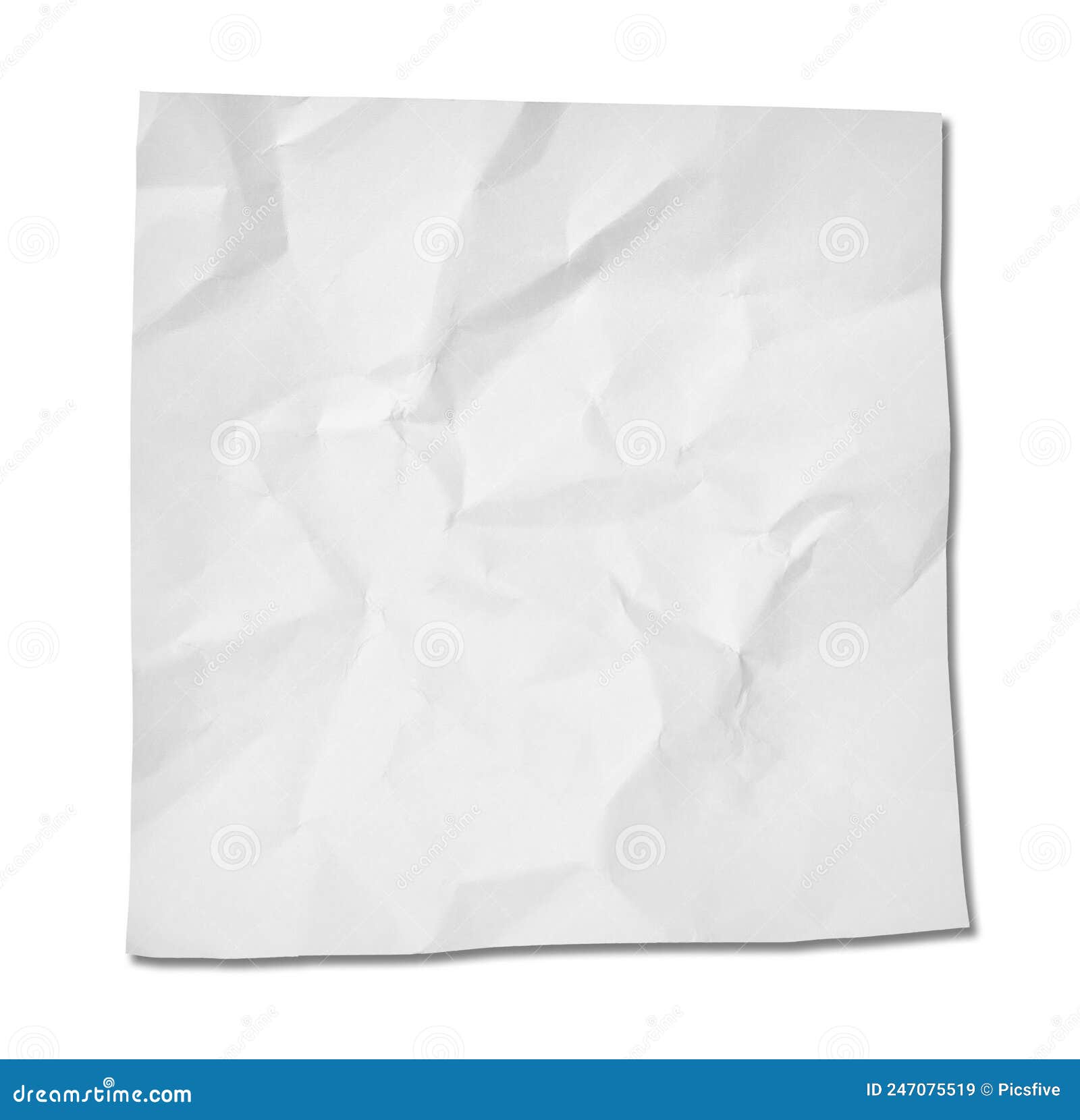 White Paper Ripped Message Torn Note Paper Label Background Crumpled ...