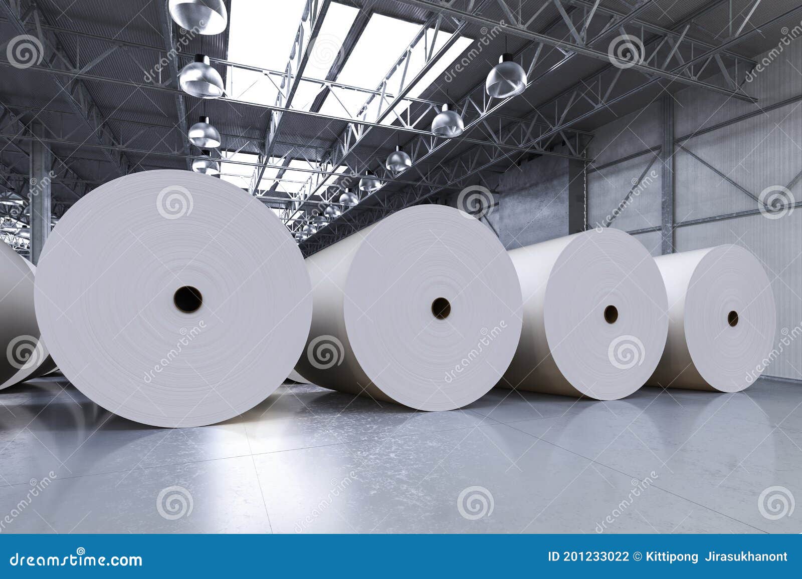 White paper rolls stock photo. Image of paper, manufacture - 201233022