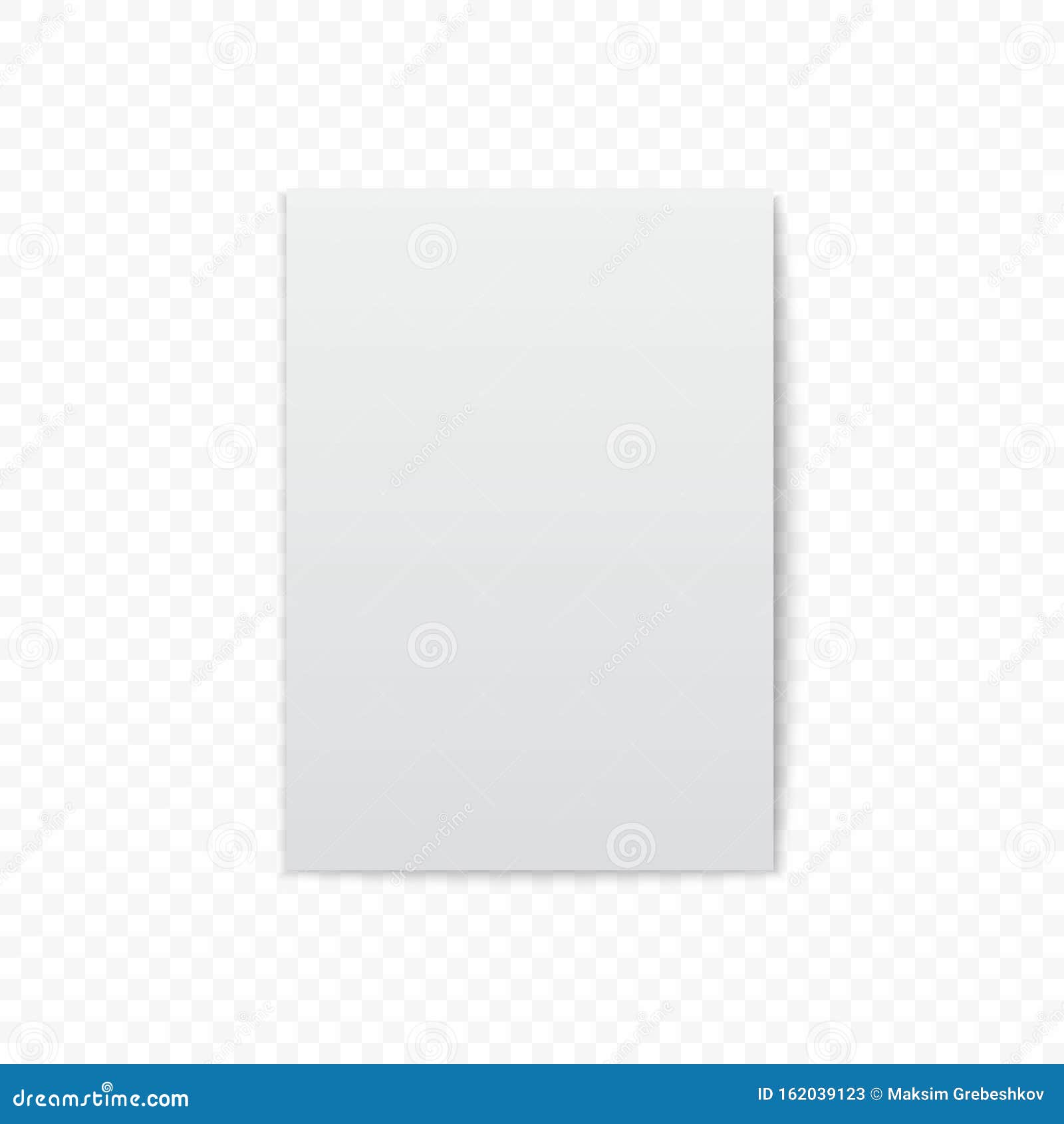 White paper with shadow stock illustration. Illustration of abstract ...