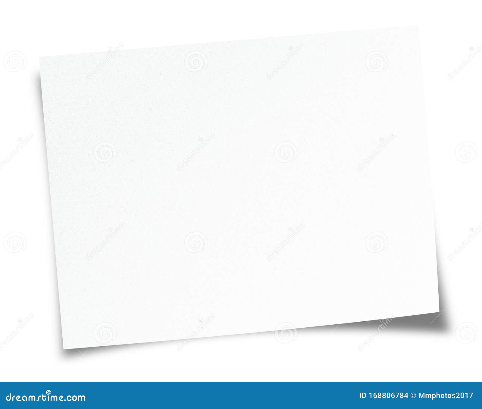 White Paper sheet isolated stock photo. Image of design - 168806784