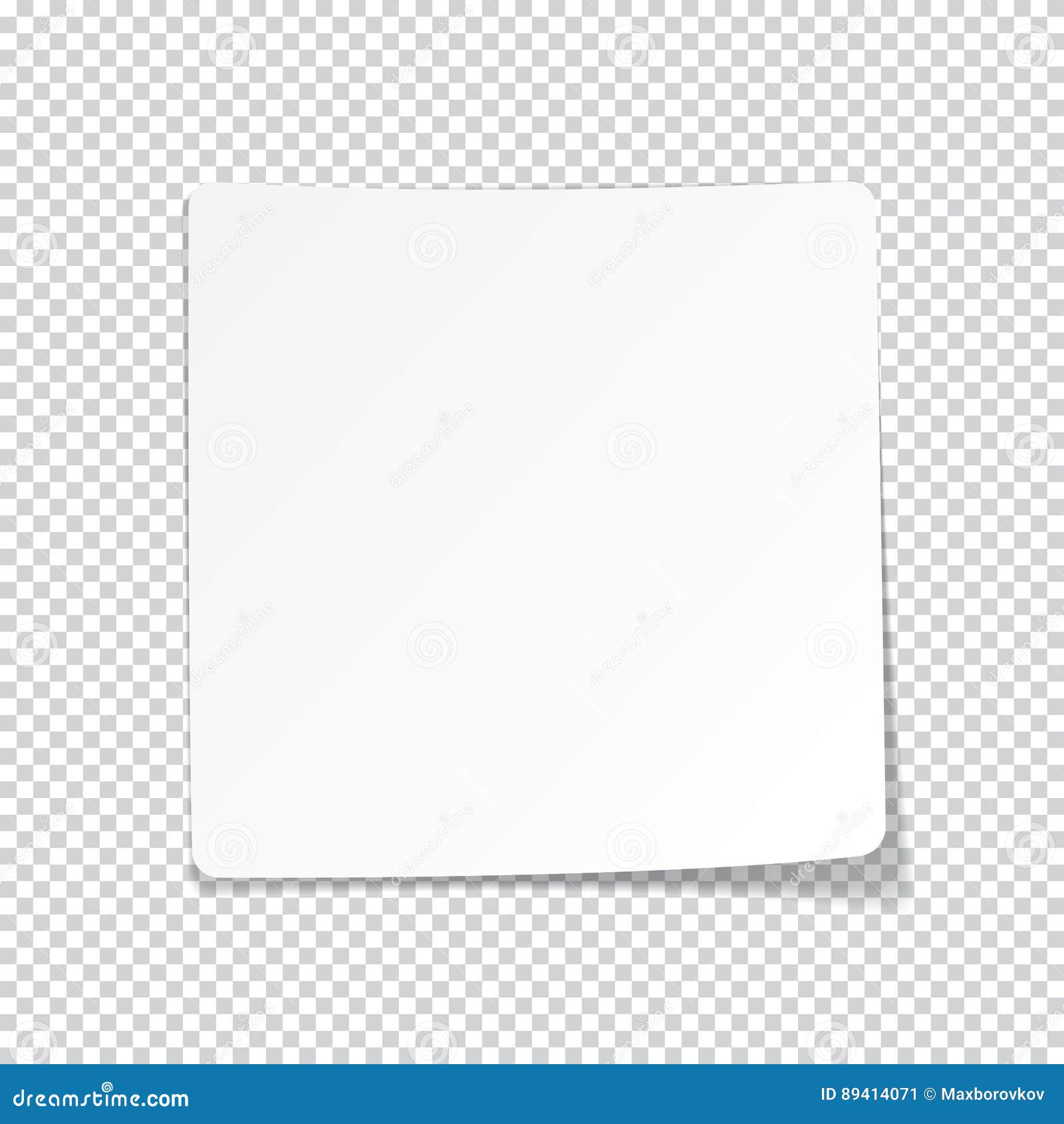 White Paper Sheet with Shadow. Stock Vector - Illustration of abstract ...