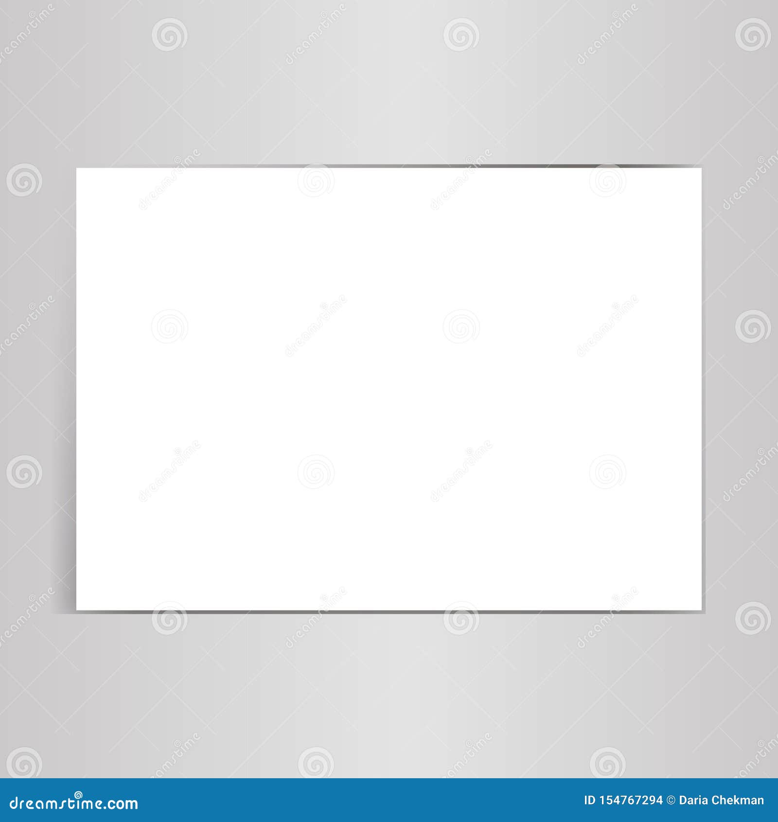 White Paper Sheet . Vector Illustration Stock Vector - Illustration of ...