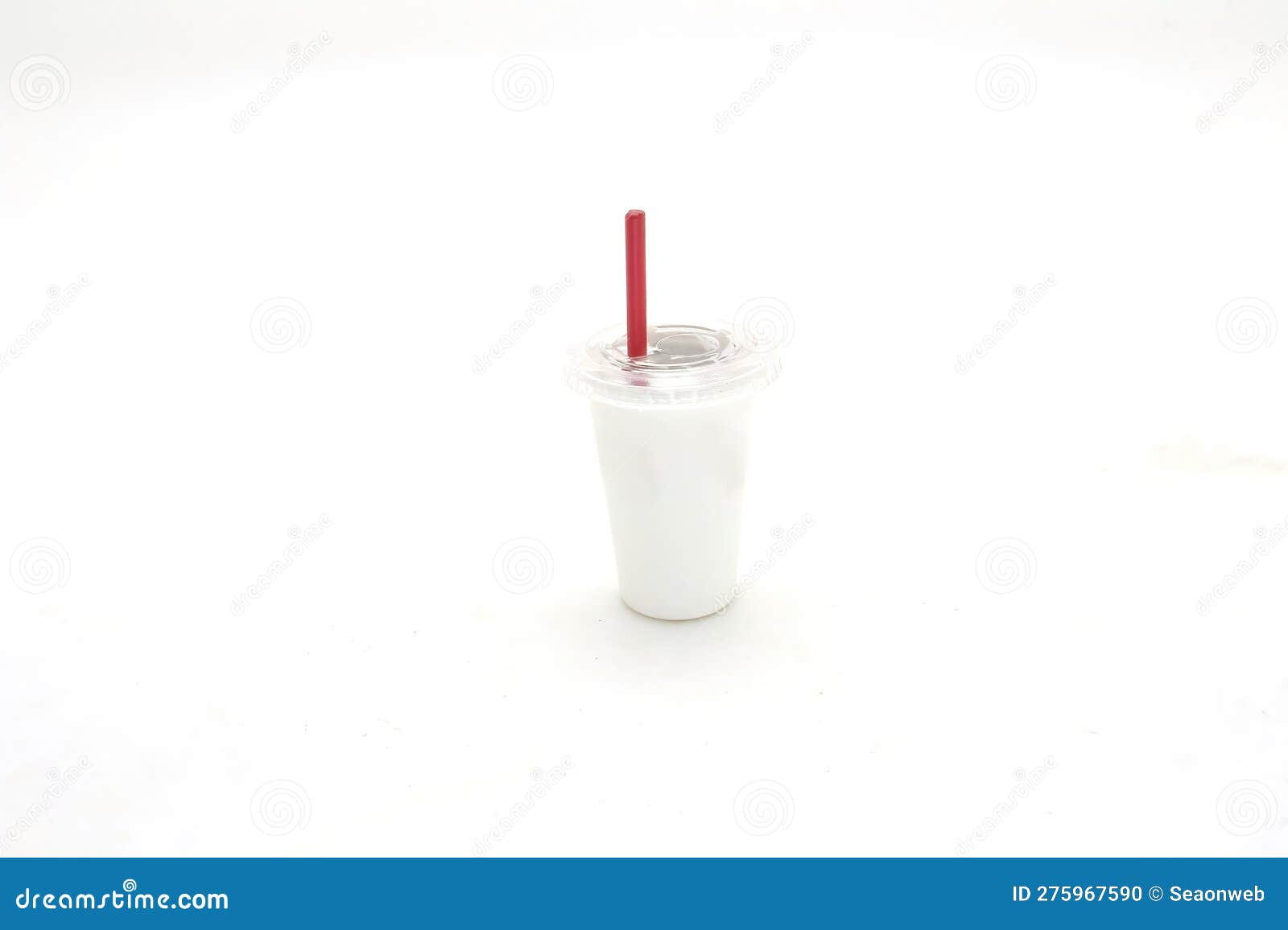 A White Paper Soda Cup on White Back Ground Stock Photo - Image of ...