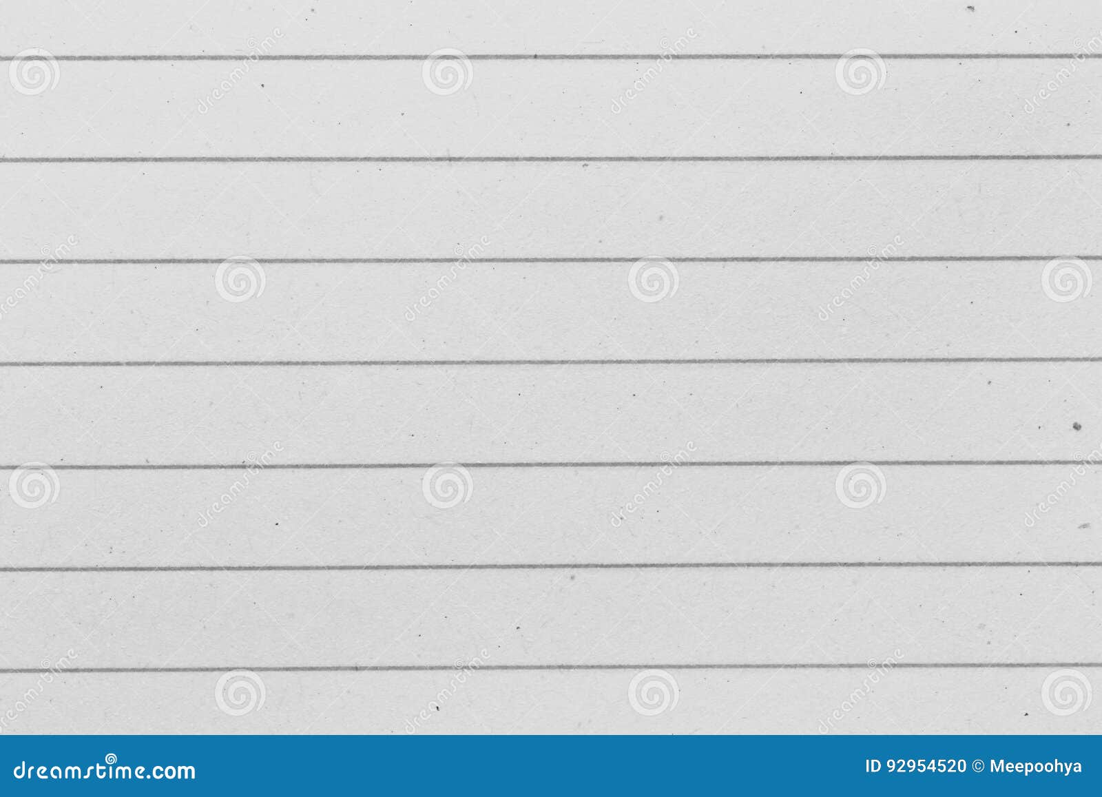 White Paper Stripe of Notebook Surface. Stock Photo - Image of message ...