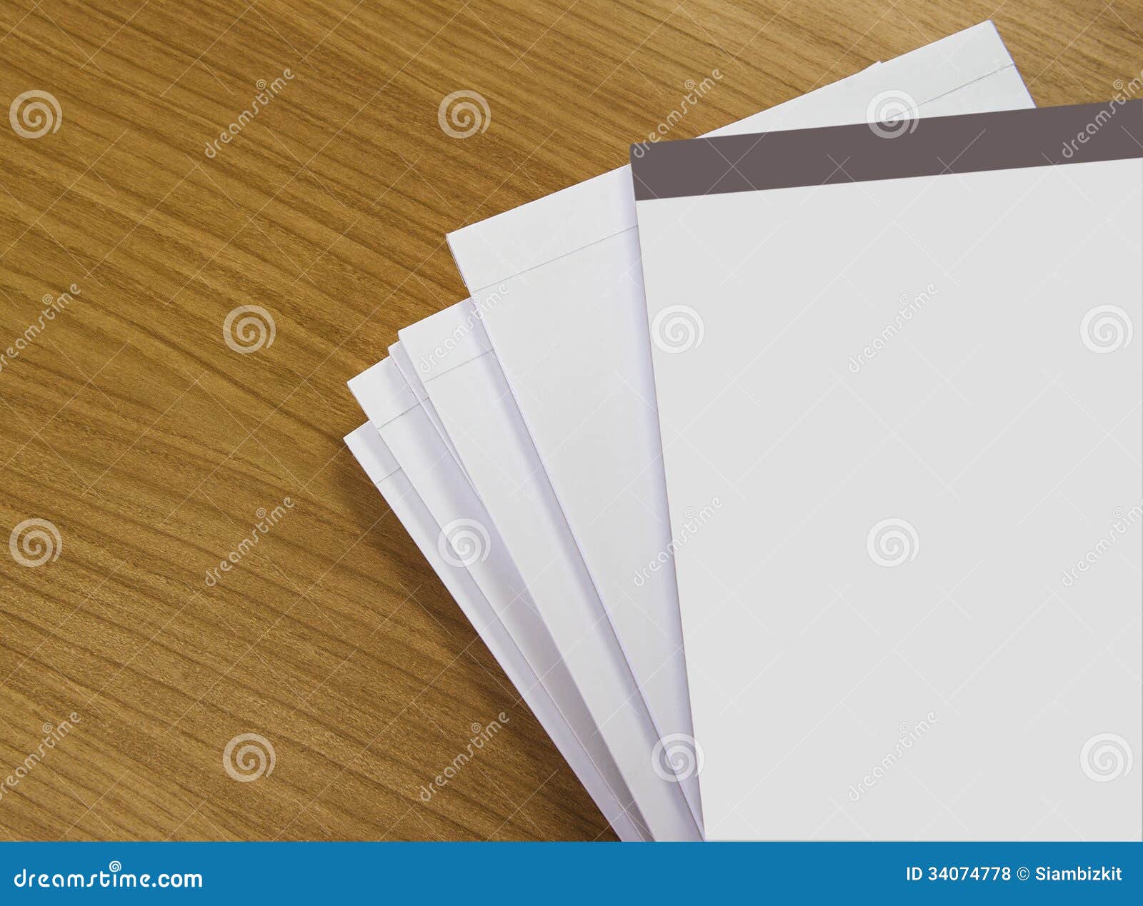 White paper on table stock photo. Image of panel, empty - 34074778