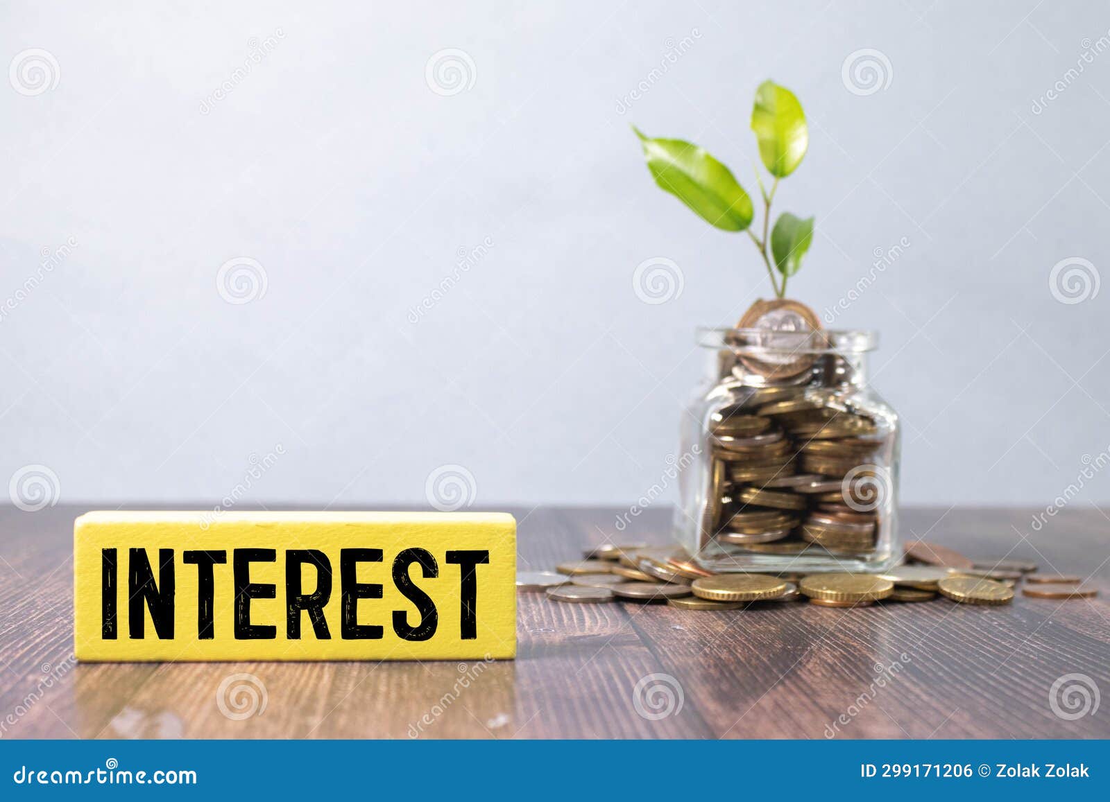 White Paper Written INTEREST RATES with Markers. Stock Photo - Image of ...