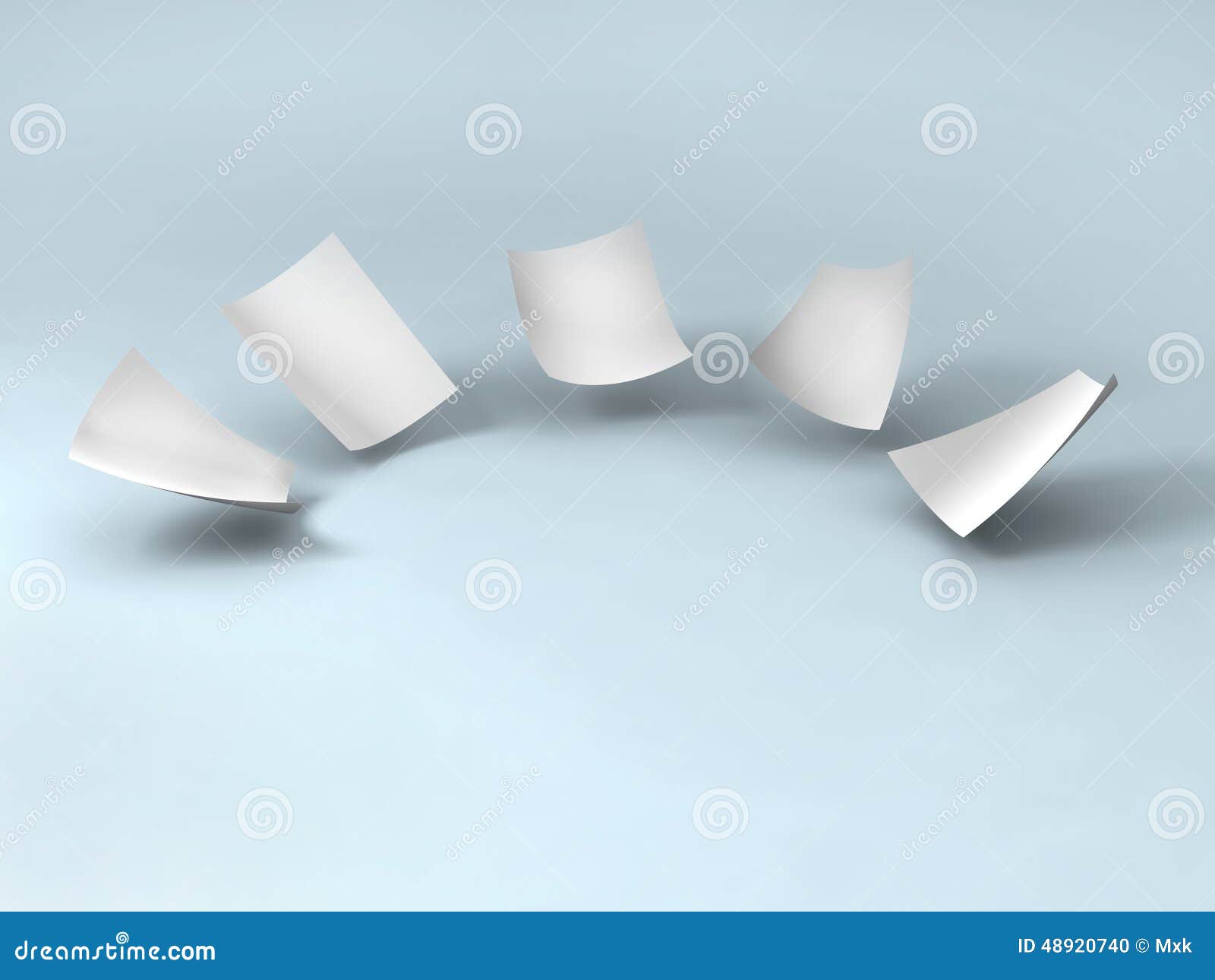 White papers stock illustration. Illustration of office - 48920740