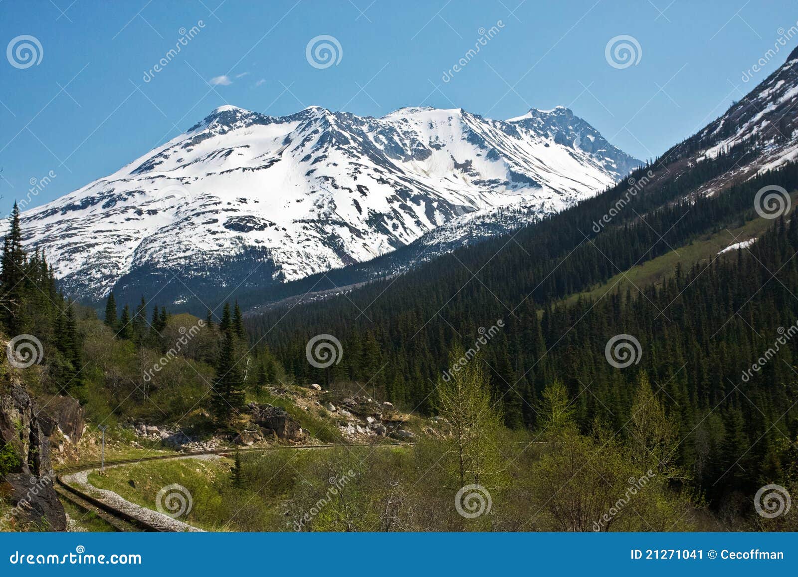 White Pass & Yukon Route Railroad Stock Image - Image of rush, railroad ...