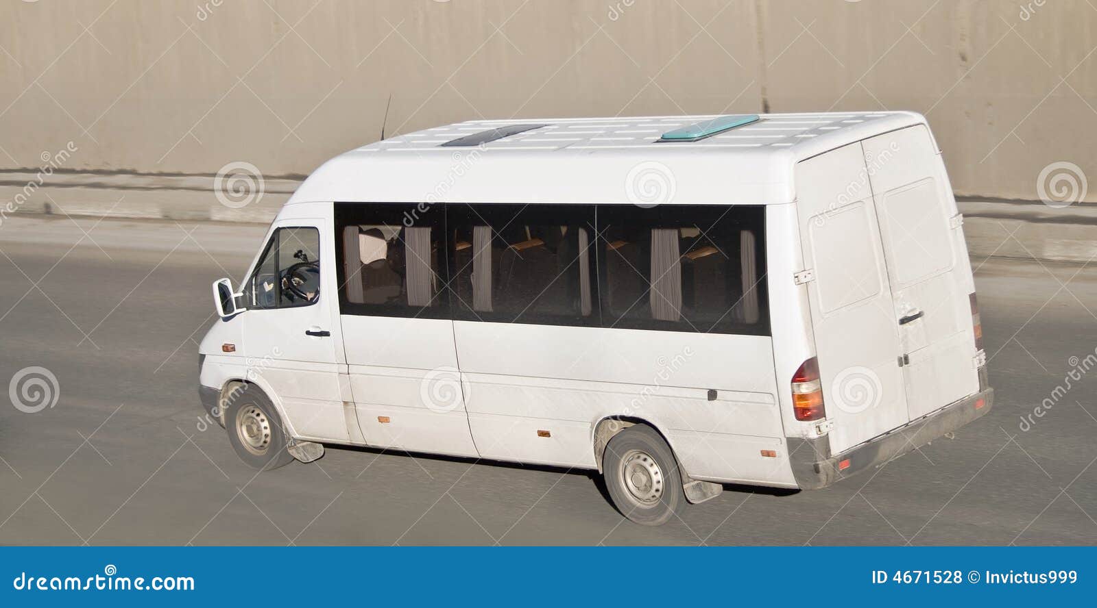 White passenger van stock photo. Image of hotel, holiday - 4671528