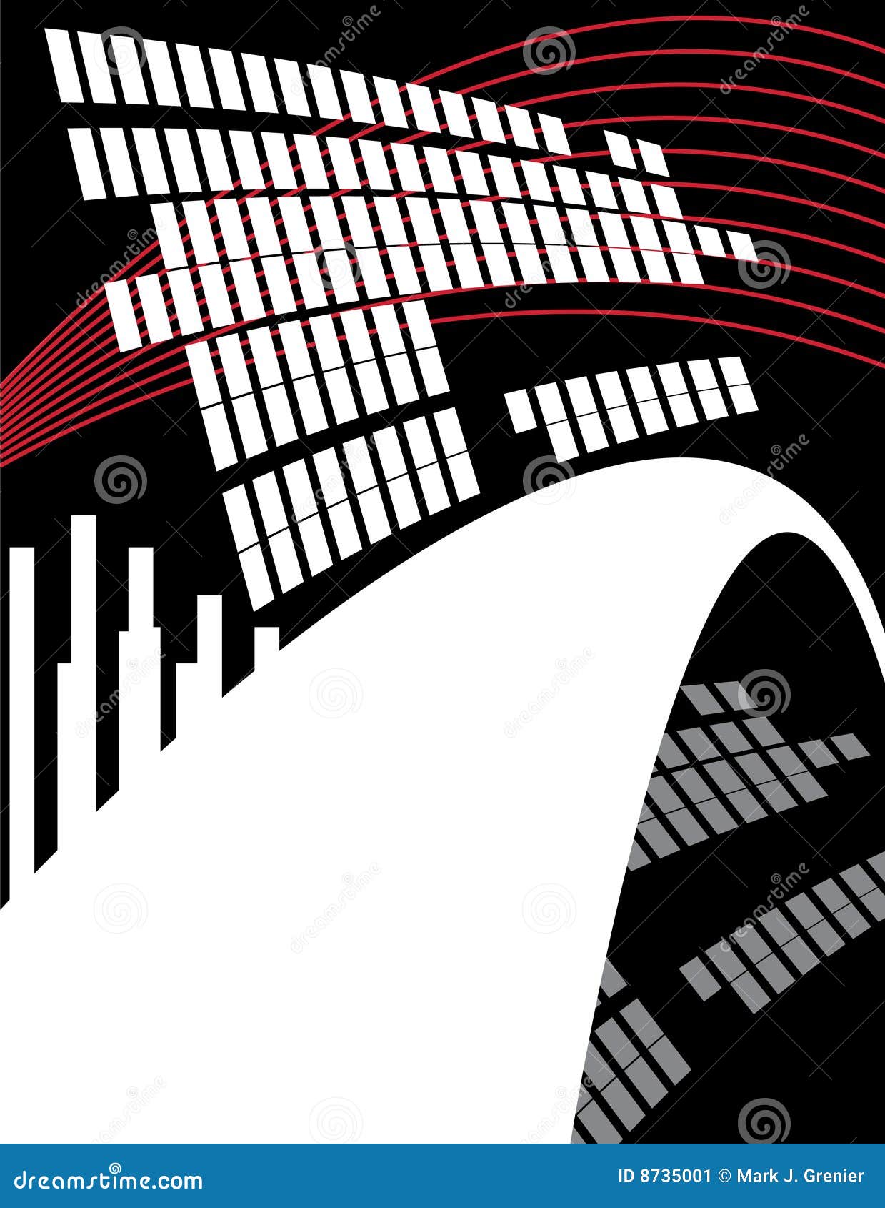 White Path stock vector. Illustration of corporate, concept - 8735001