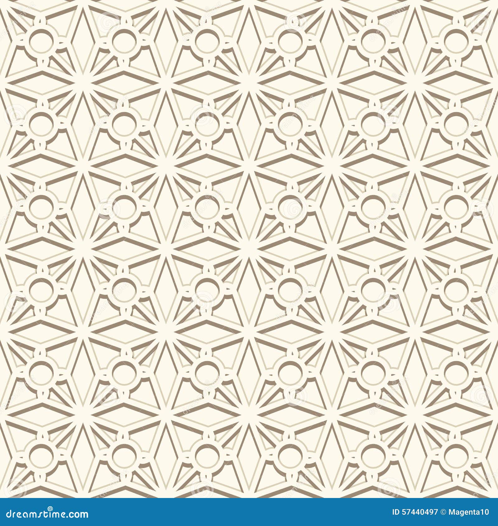 White pattern stock vector. Illustration of beige, ornament - 57440497