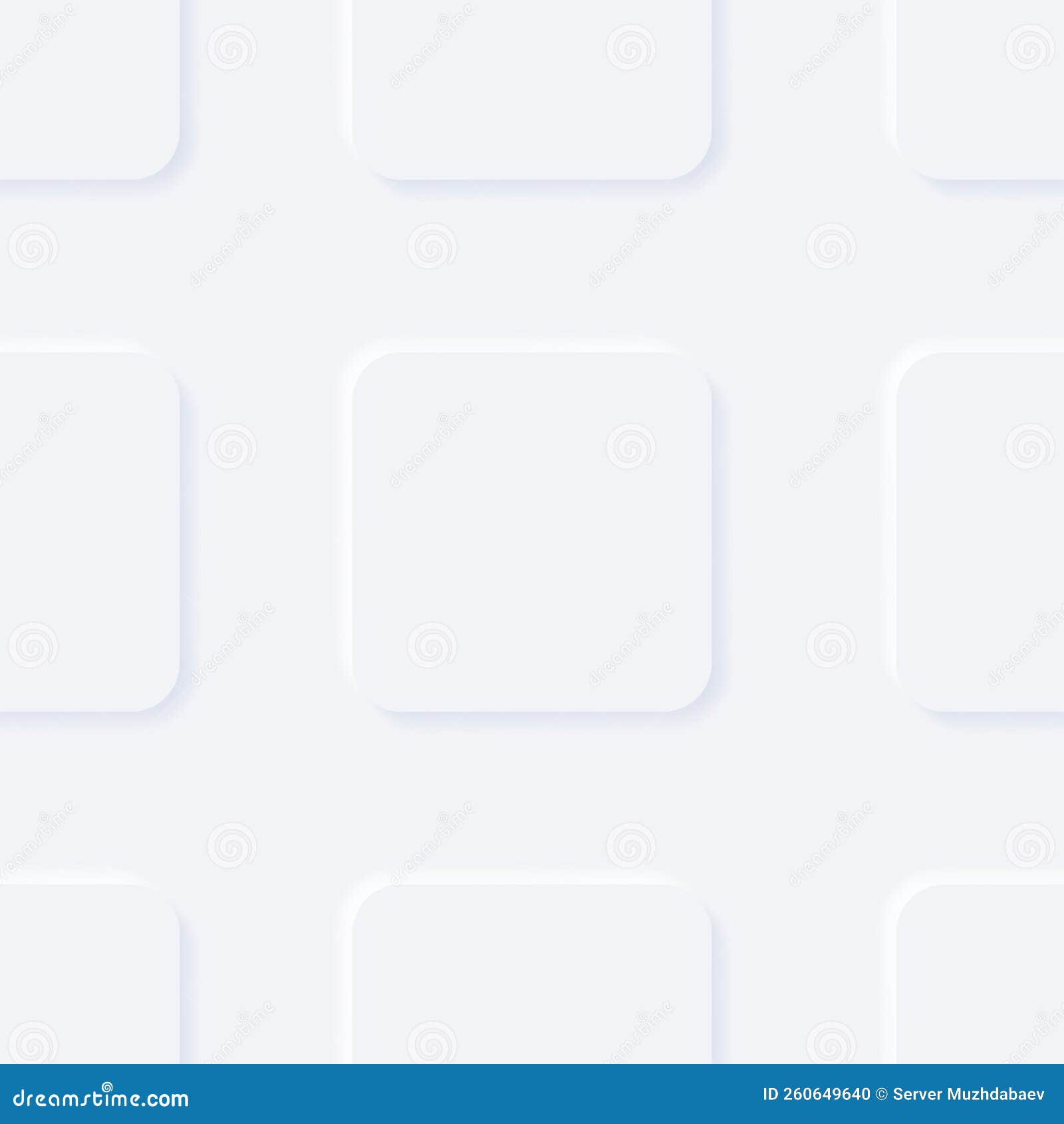 White Pattern of Raised Squares in Realistic Style for Print and ...