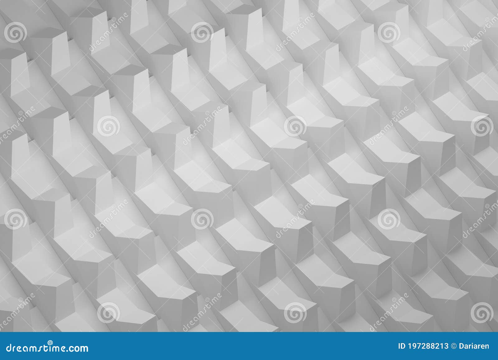 White Pattern with Spiky Repeating Shapes Stock Illustration ...
