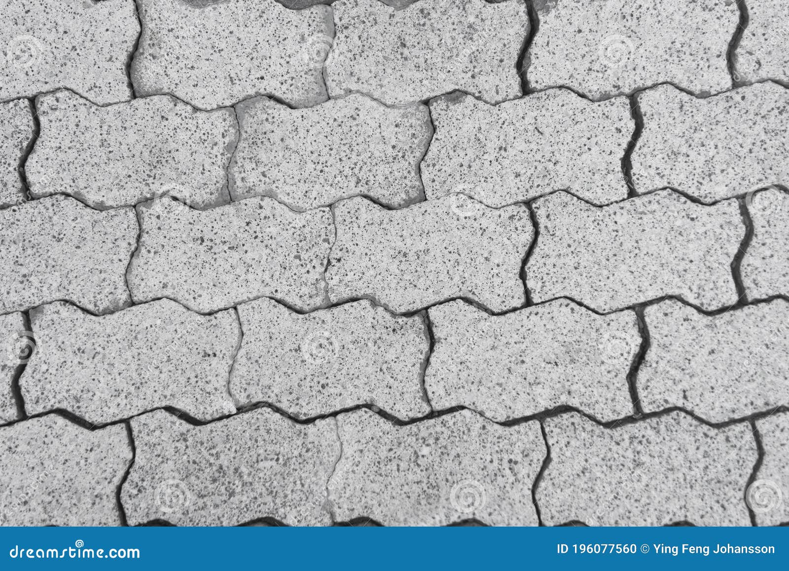 White Paving Stones on Sidewalk Stock Photo - Image of floor, grey ...