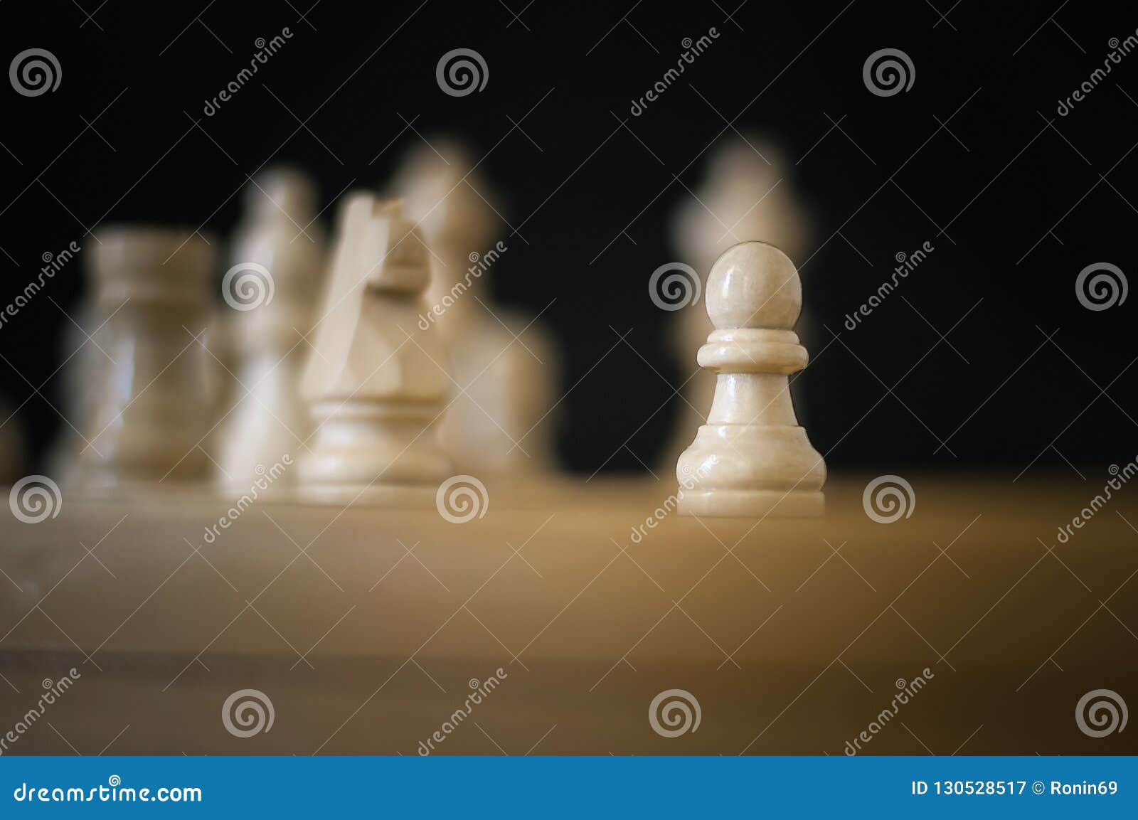 White pawn chess stock image. Image of leadership, piece - 130528517