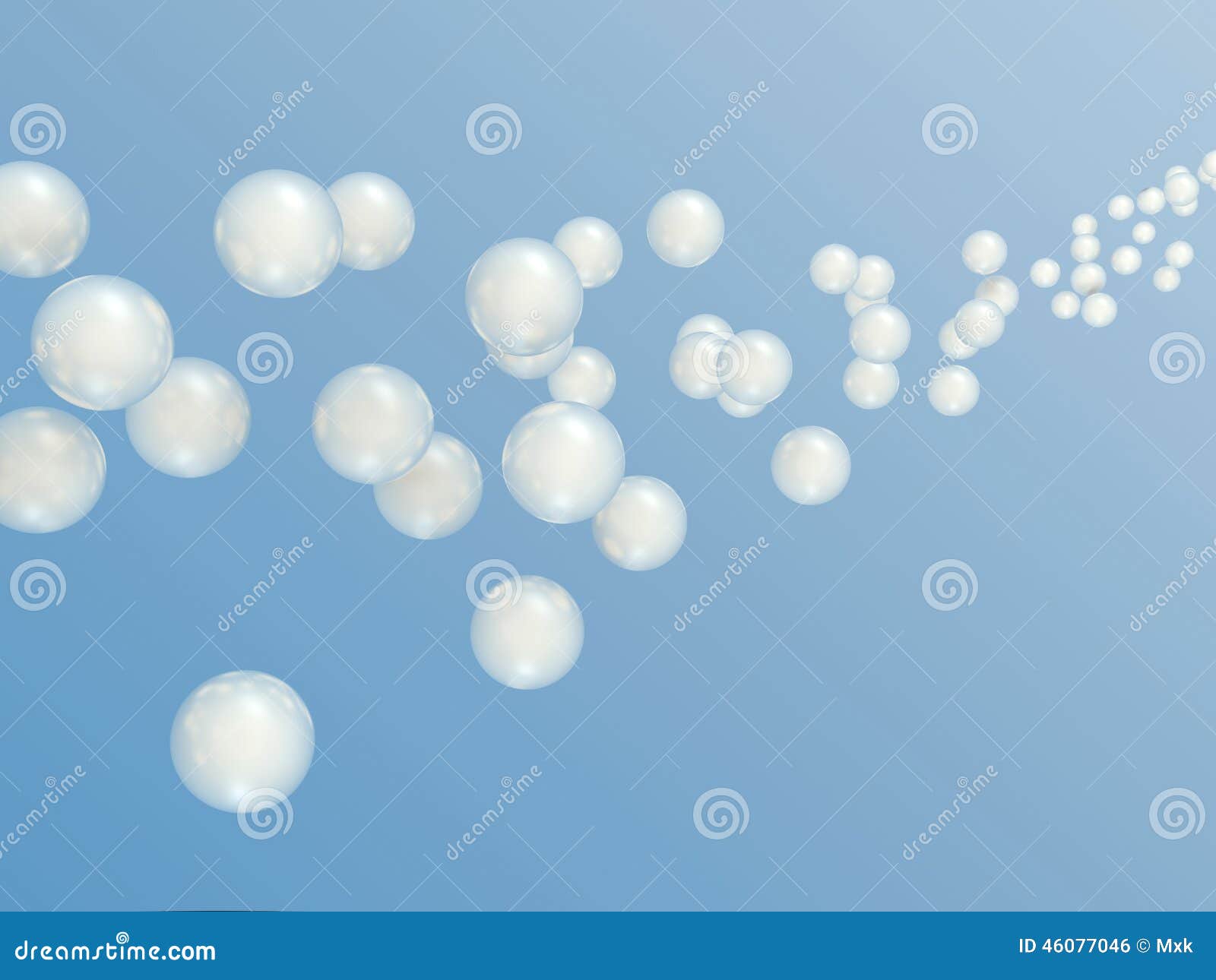 White pearls stock illustration. Illustration of isolated - 46077046