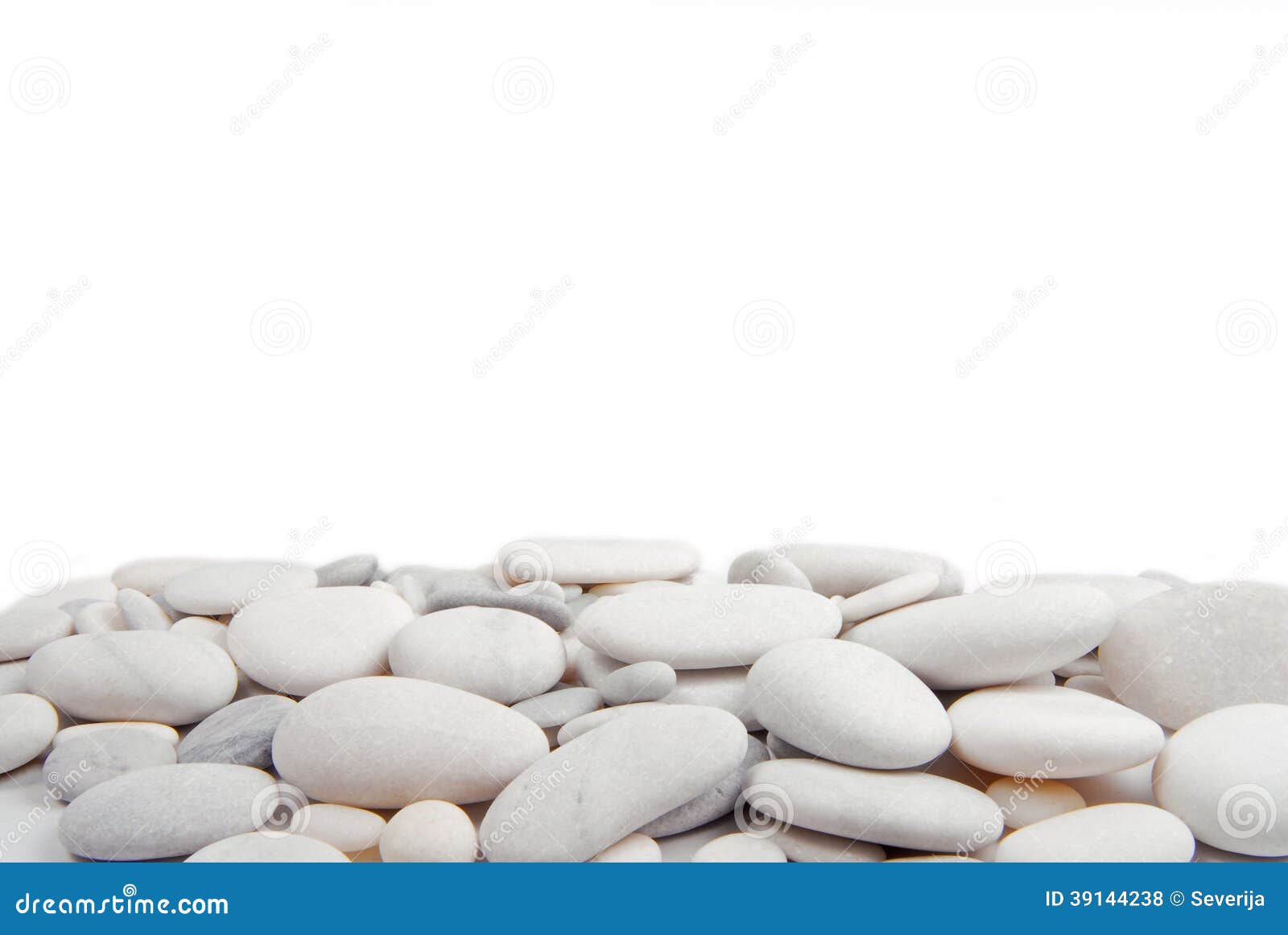 White Pebble Stone Frame Border Stock Photography | CartoonDealer.com ...