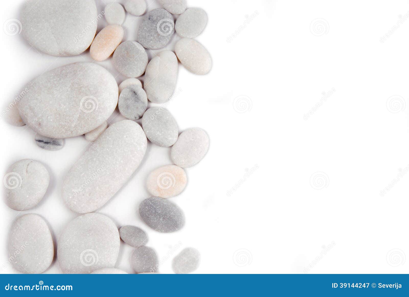 White Pebble Stone Frame Border Stock Photography | CartoonDealer.com ...