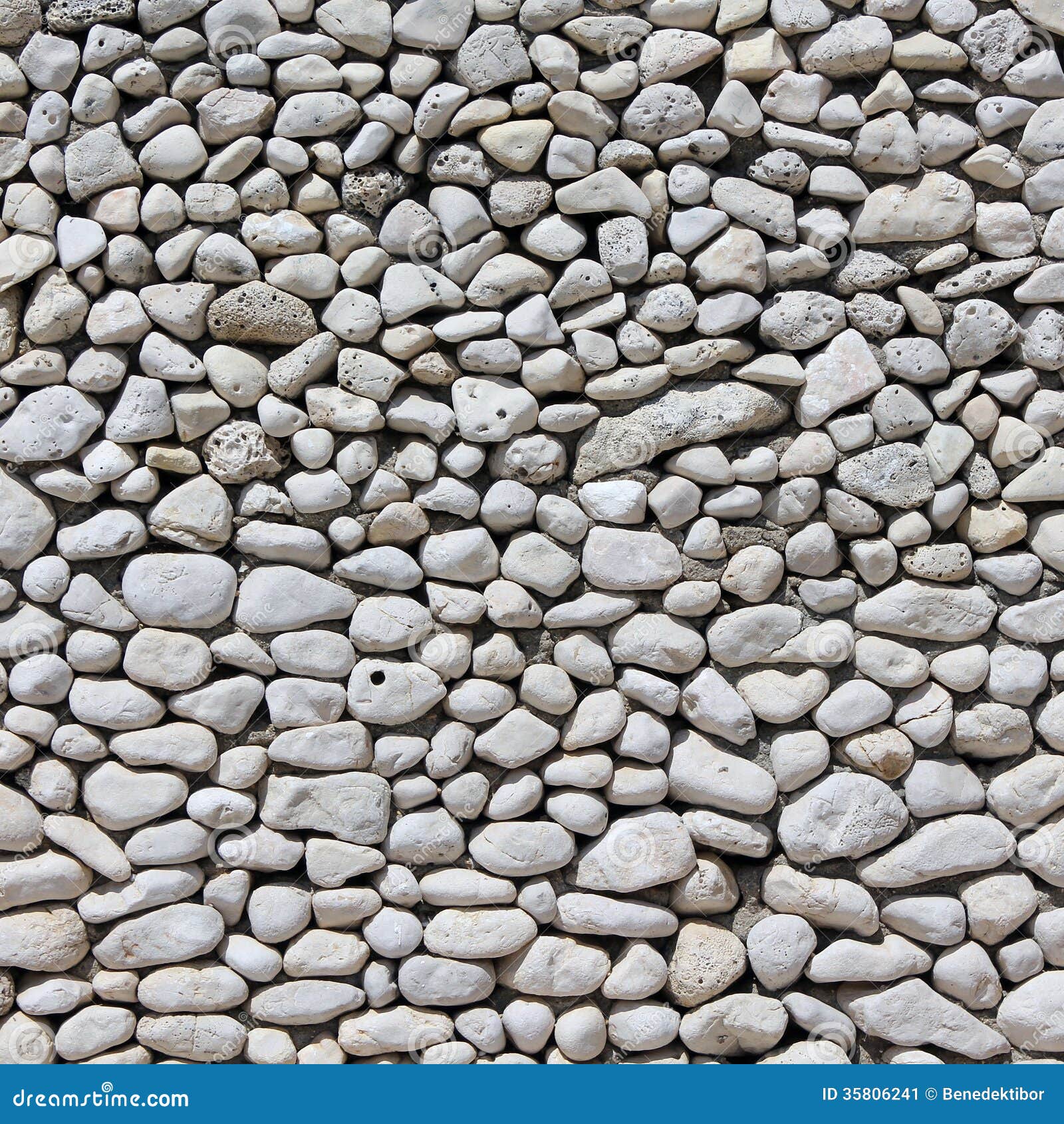 White Pebble Wall Background - Nature Concept Stock Image - Image of ...