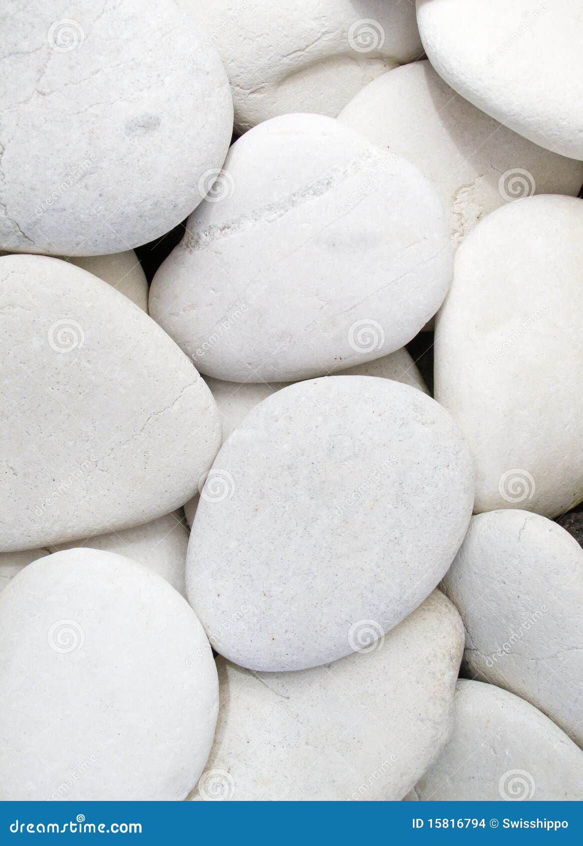 White Pebbles Stone Texture Background Stock Photography ...