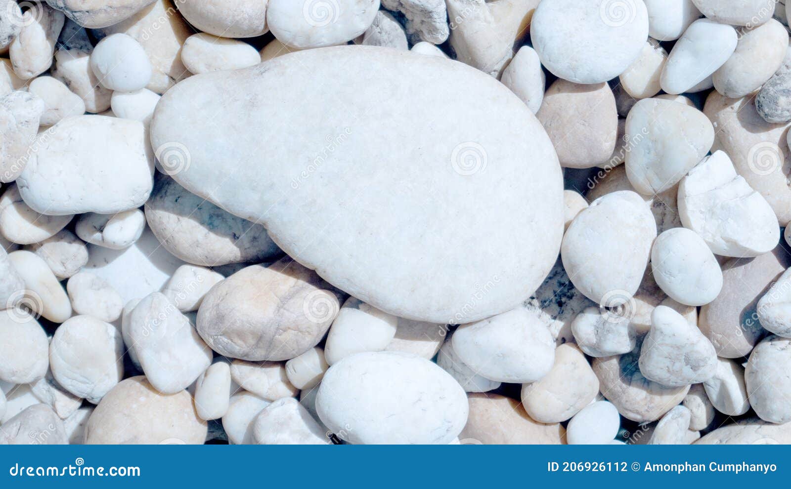 White Pebbles on the Beach, White Stone for Background Stock Photo ...