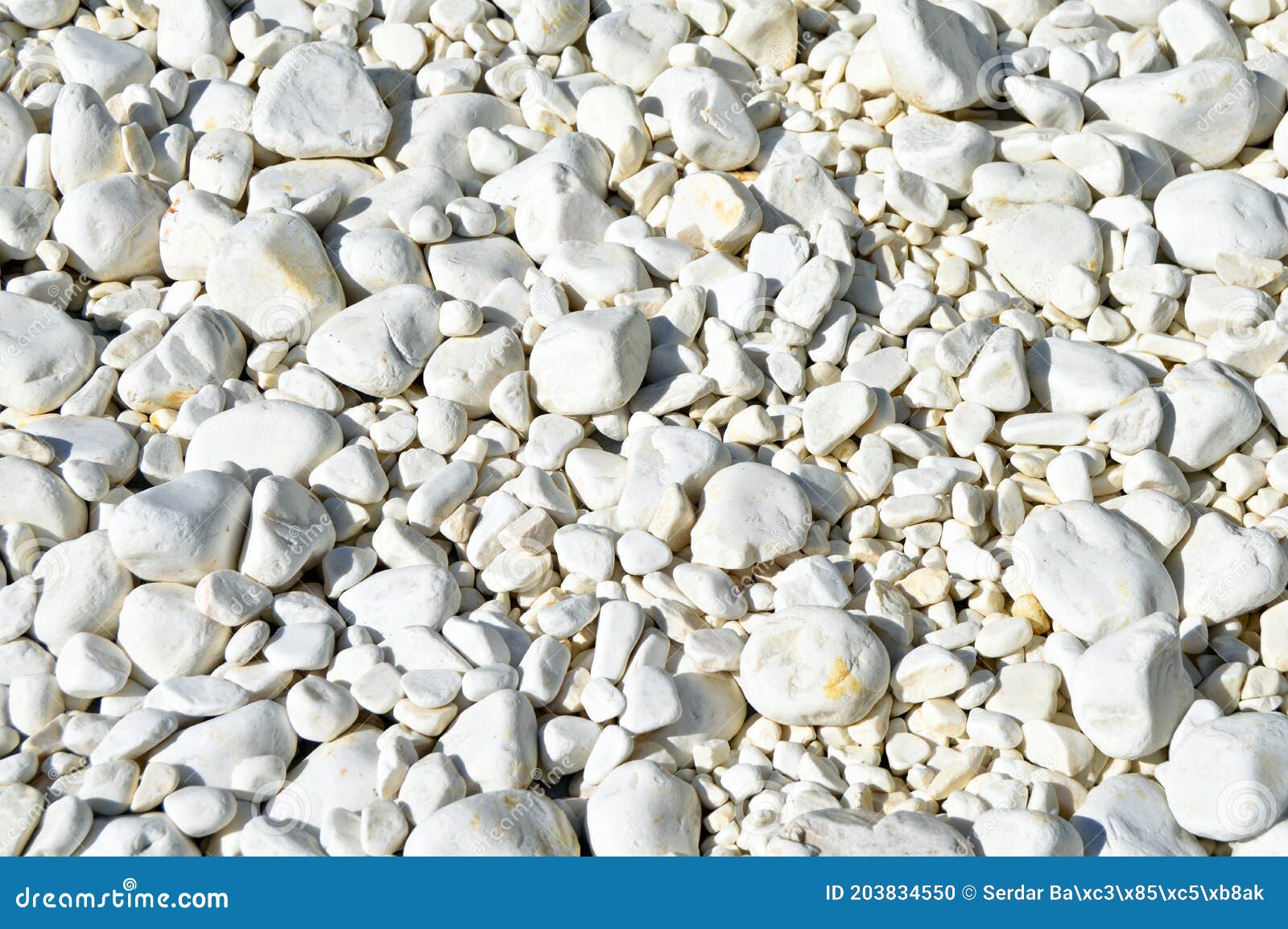 White Pebbles Texture Background, Decorative Small Stones Texture Stock ...