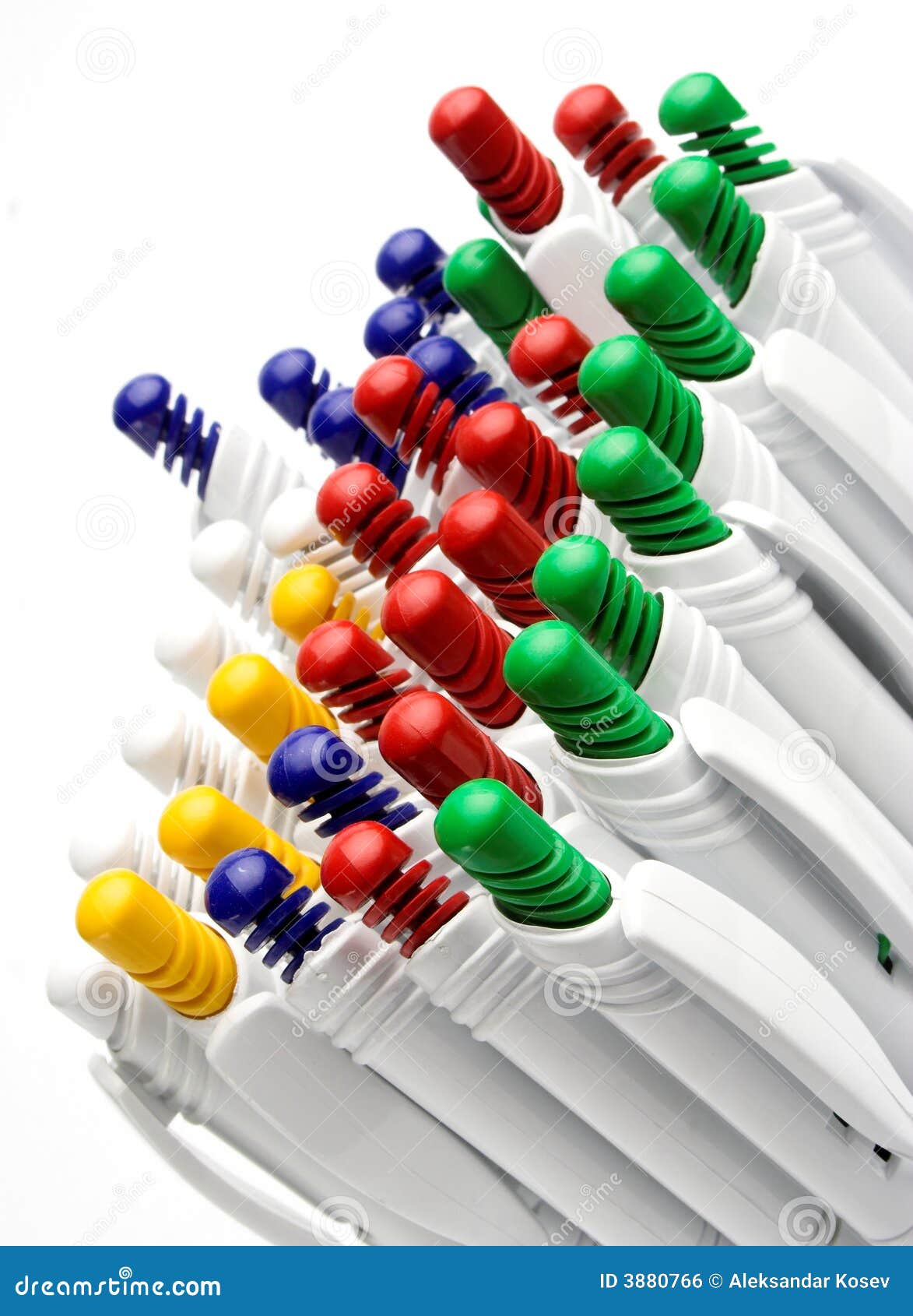 White pens stock photo. Image of meeting, presentation - 3880766