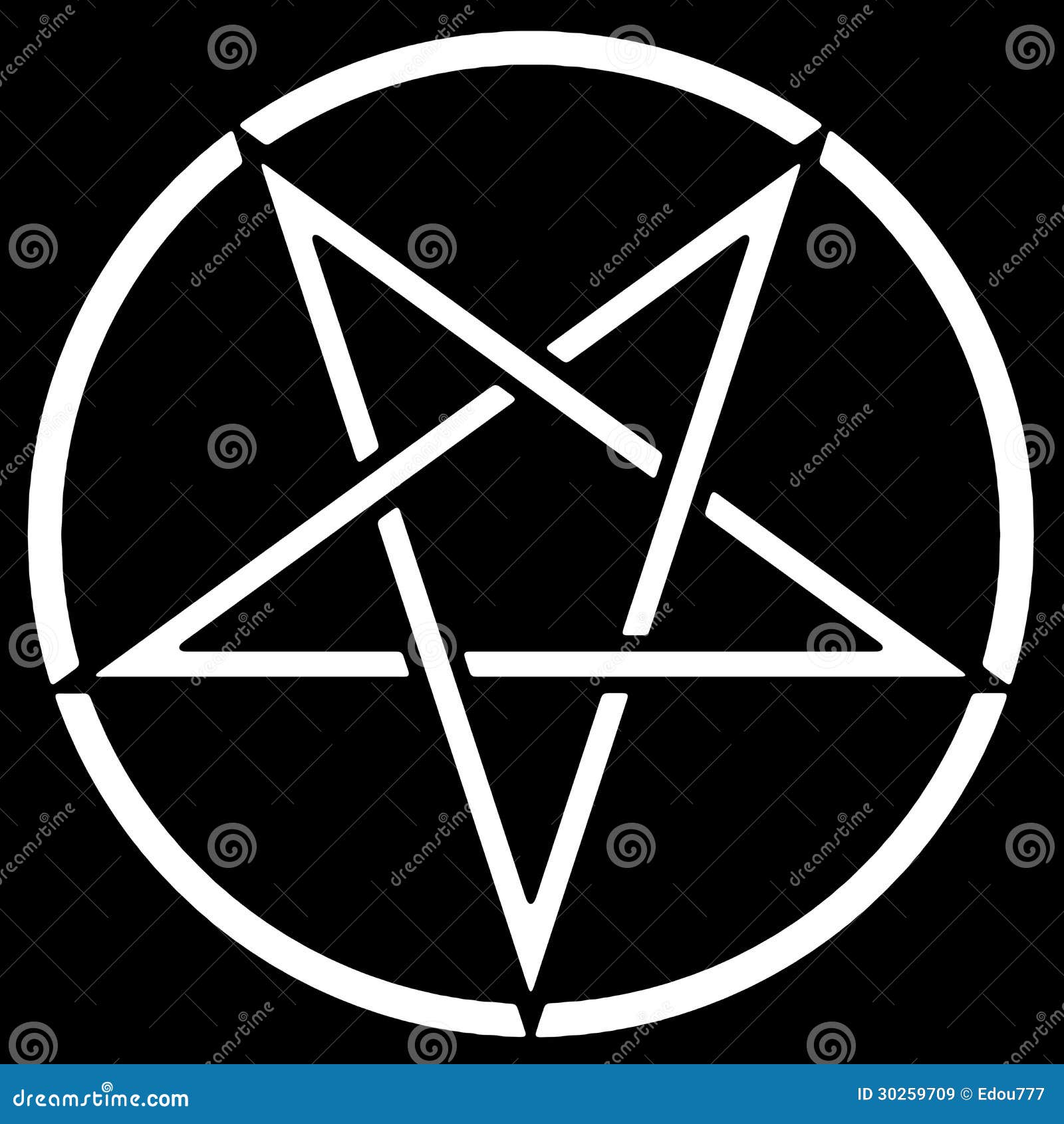 Pentagram stock illustration. Illustration of pentagram - 30259709
