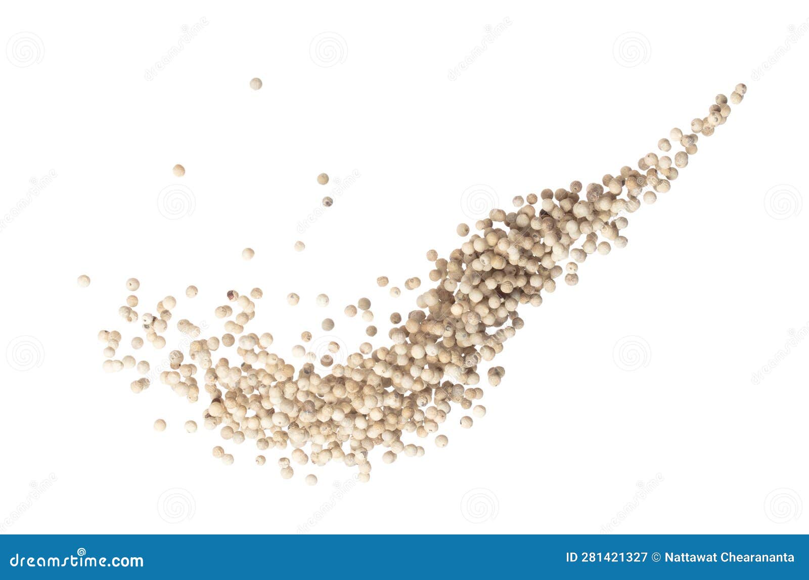 White Pepper Seeds Fly Explosion, White Pepper Float Explode, Abstract ...