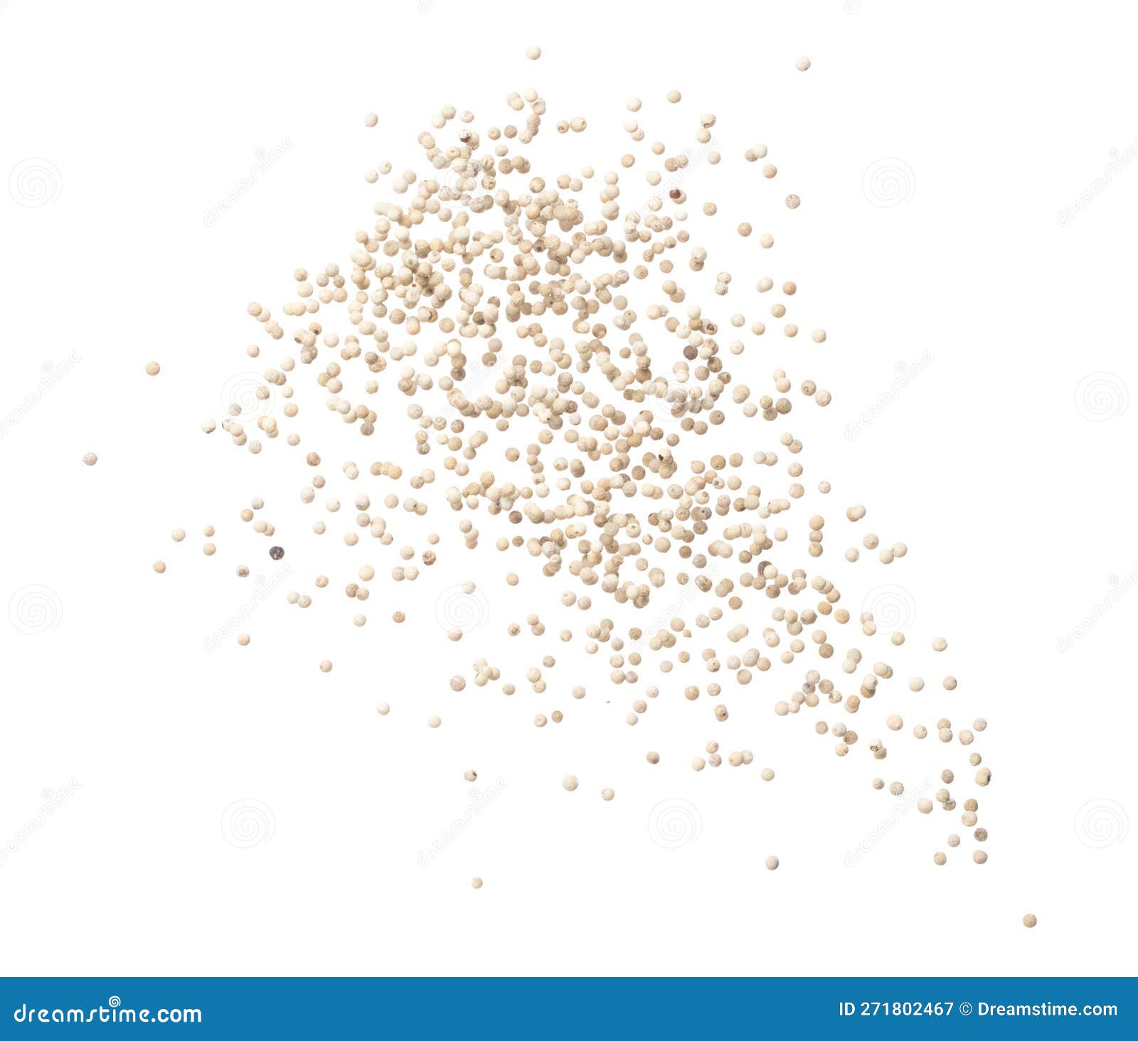 White Pepper Seeds Fly Explosion, White Pepper Float Explode, Abstract ...