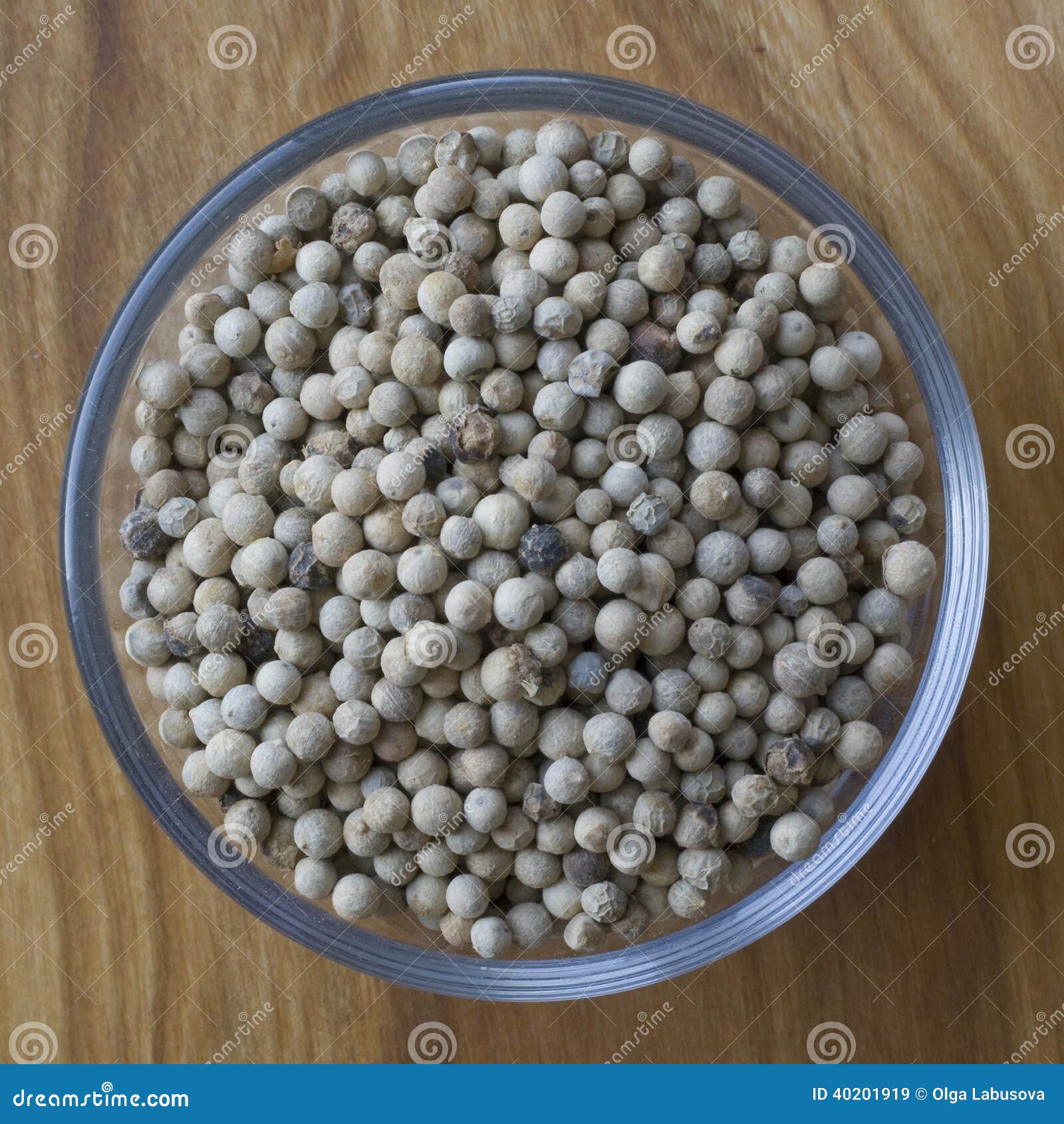 White Pepper Spice Closeup in a Bowl Stock Image - Image of nature ...