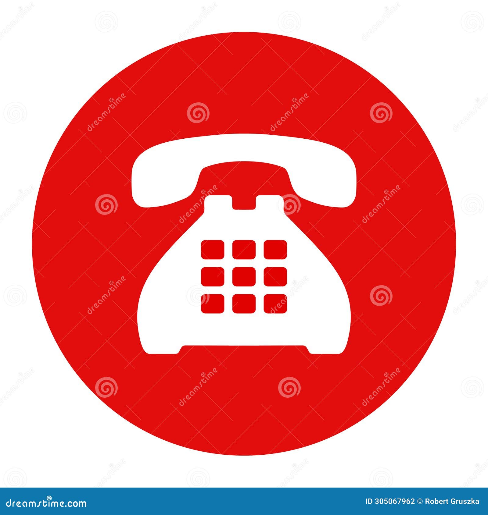 Phone icon stock vector. Illustration of icon, technology - 305067962