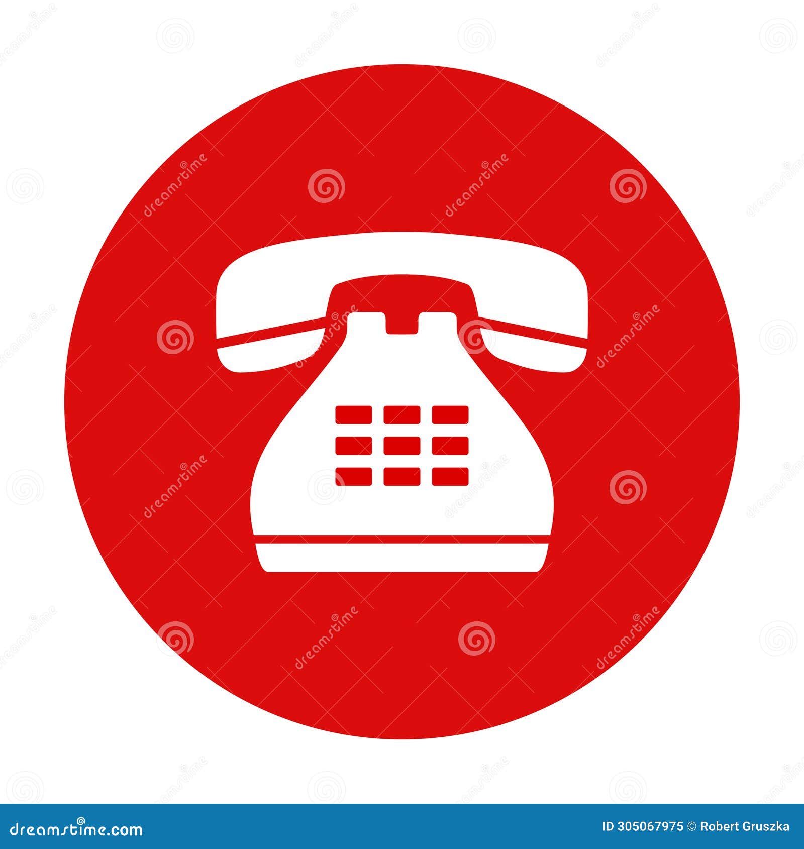 Phone icon stock vector. Illustration of business, cartoon - 305067975