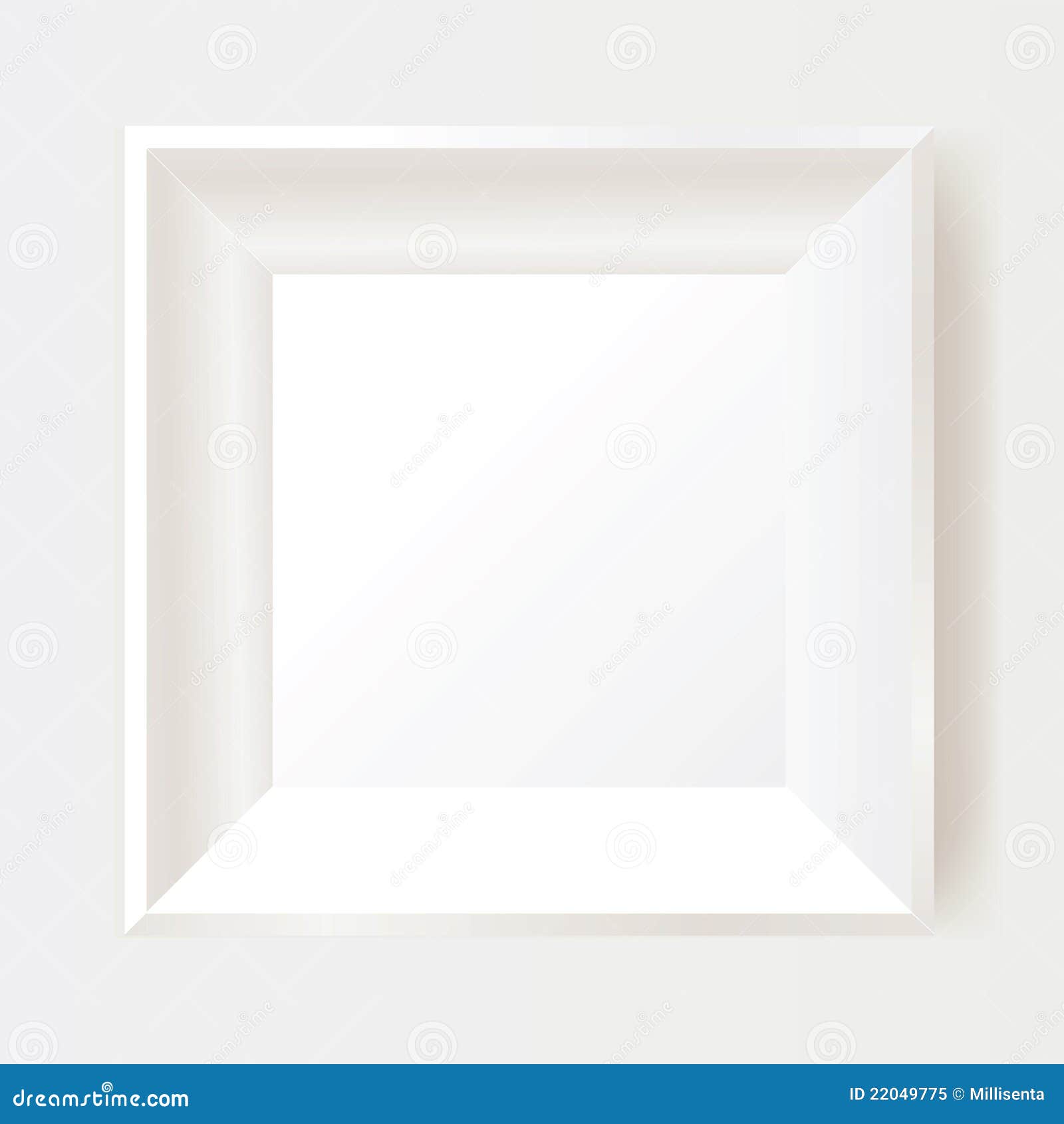 White photo frame stock vector. Illustration of ornate - 22049775