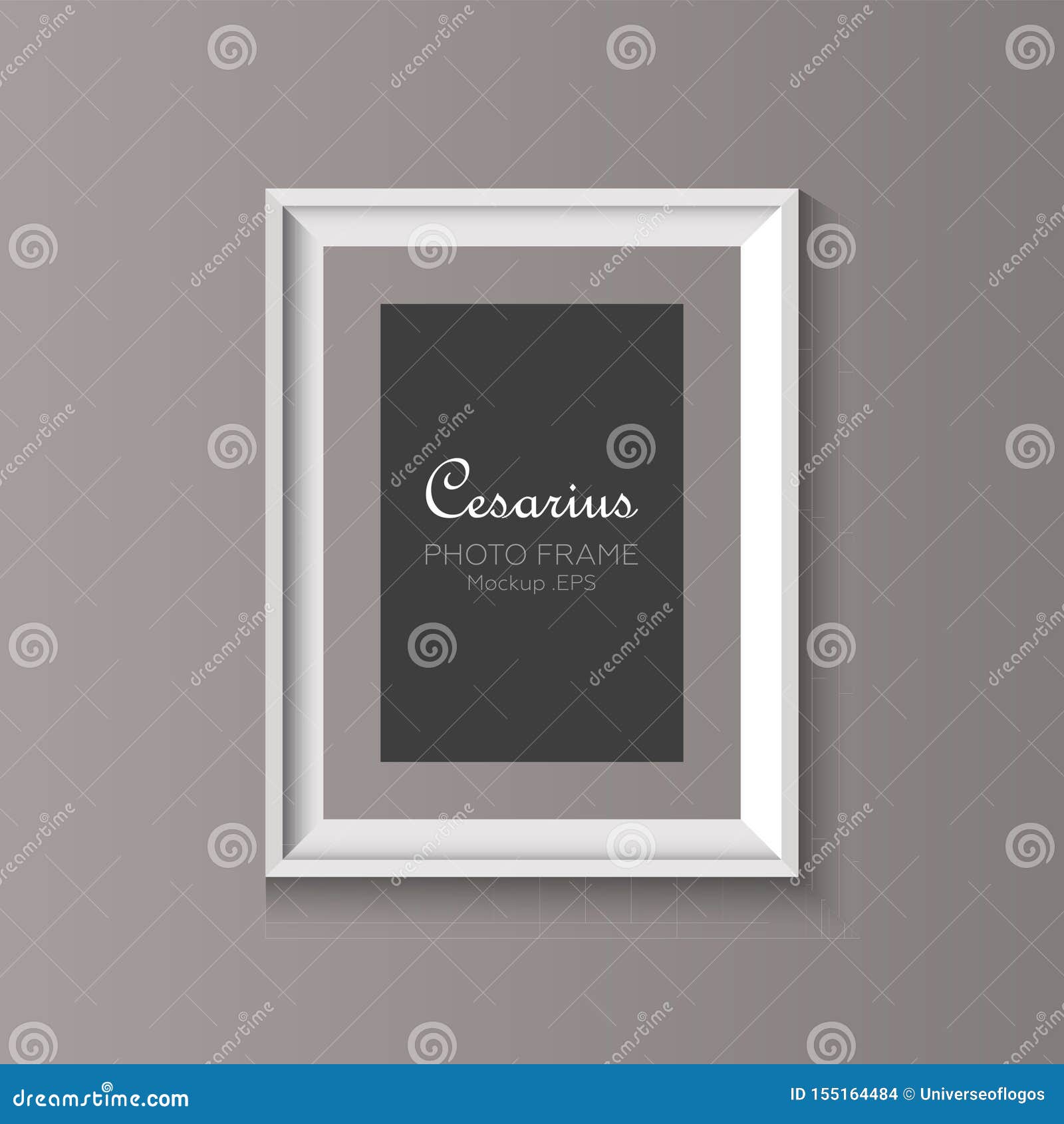 White Photo Frame in Vector Format Stock Vector - Illustration of white ...