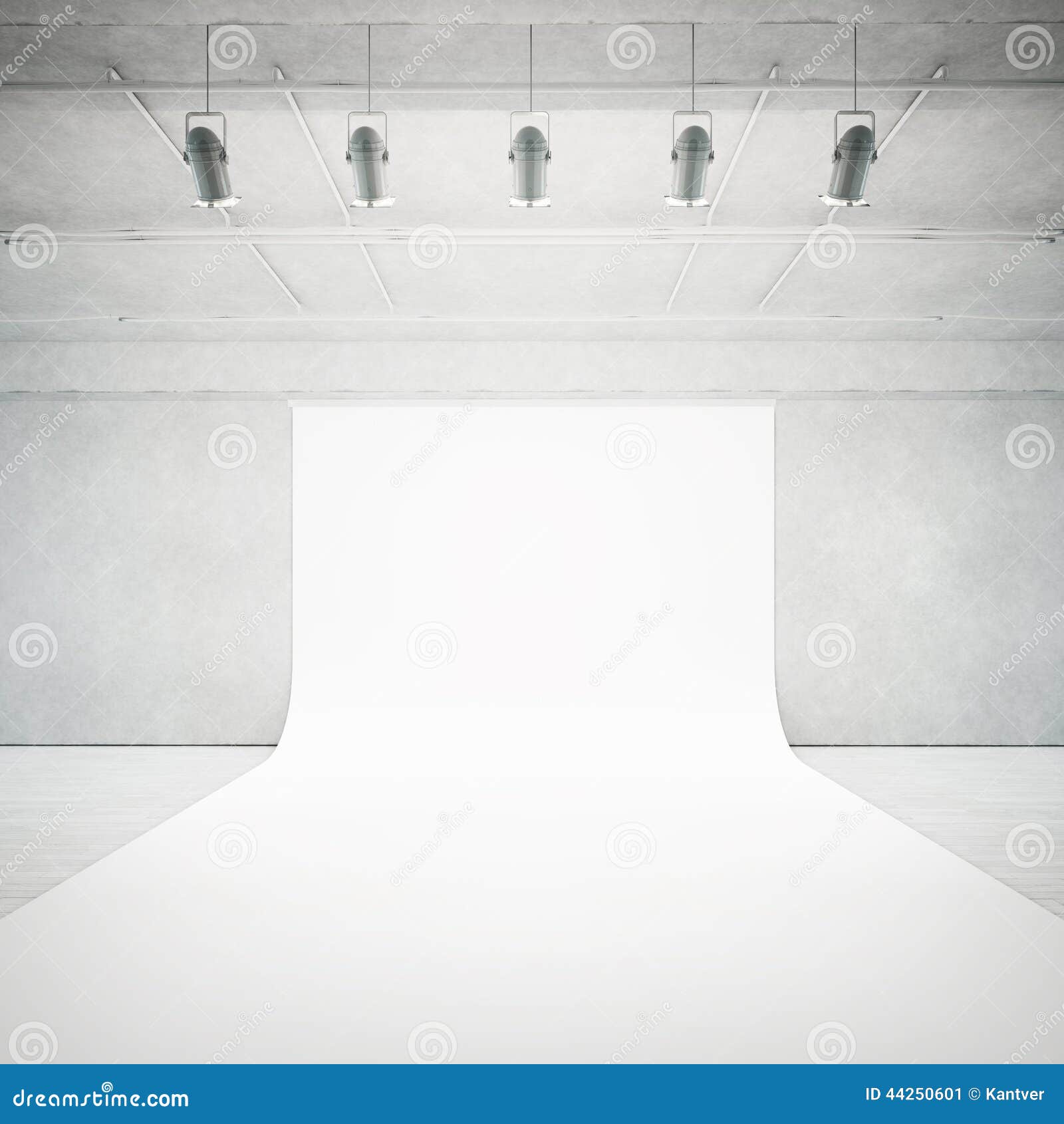 White Photo Studio Interior Stock Image - Image of photographing, idea ...