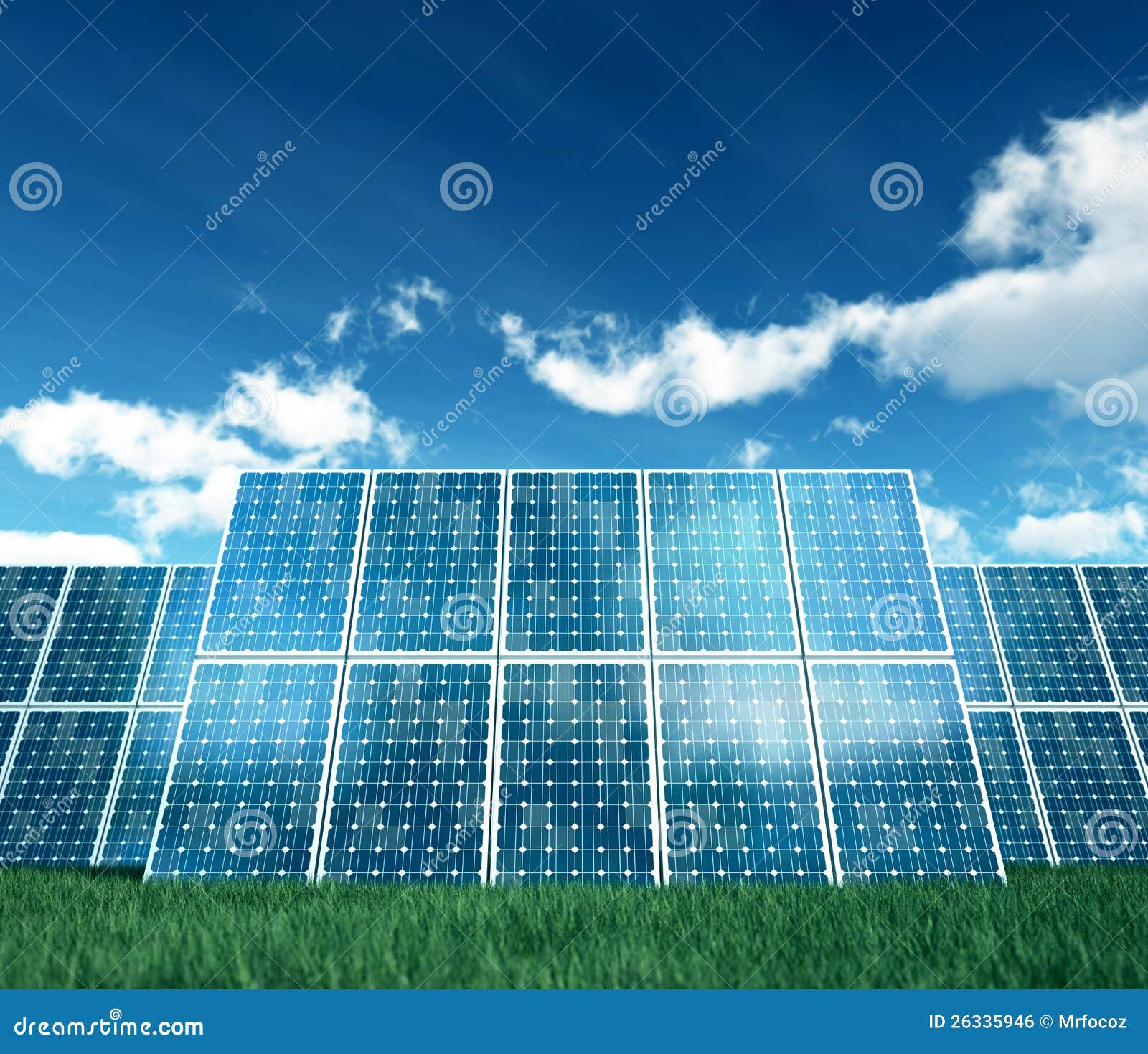 On White Photovoltaic Panel Stock Illustration - Illustration of solar ...