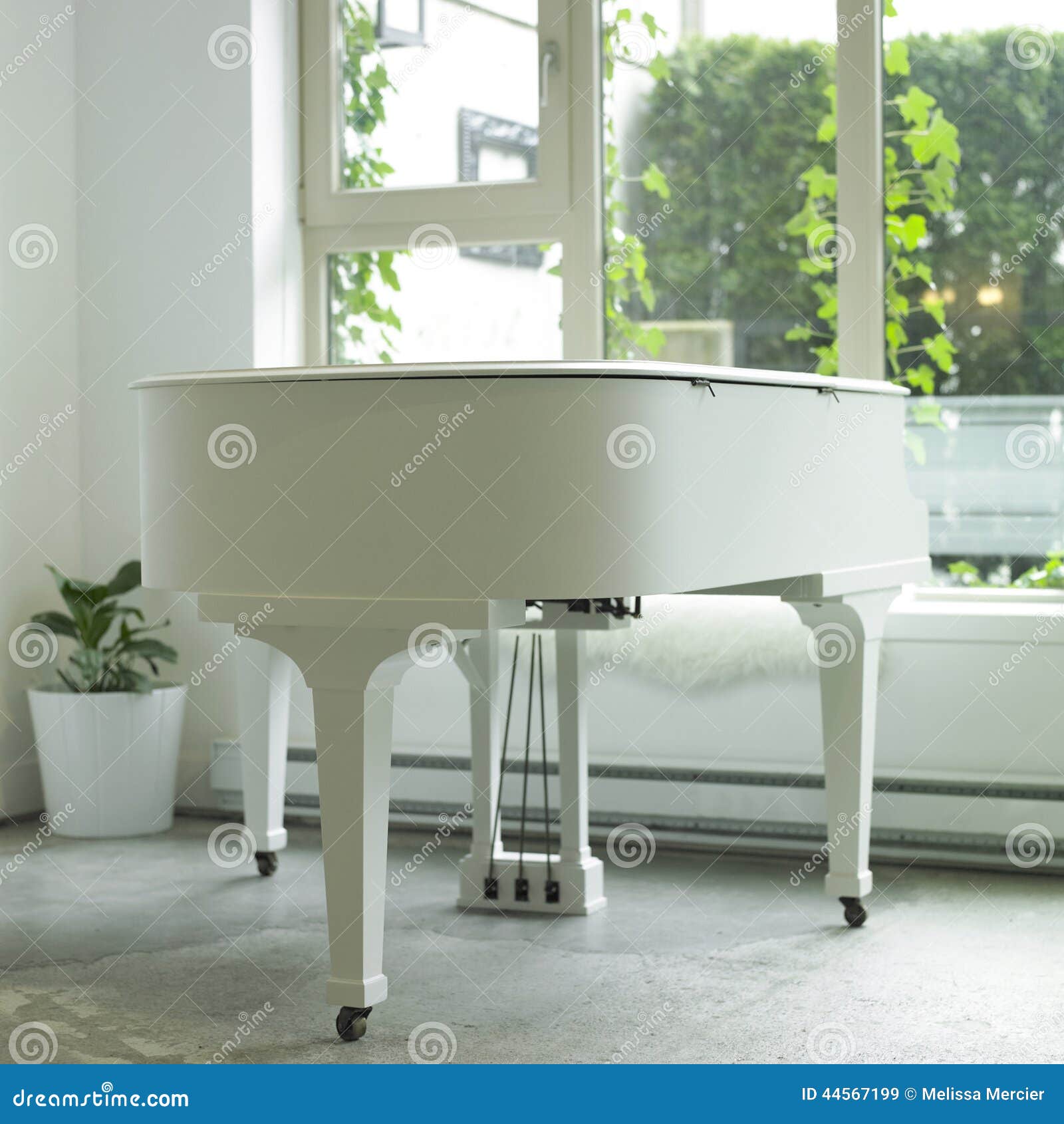 White piano stock image. Image of house, music, room - 44567199
