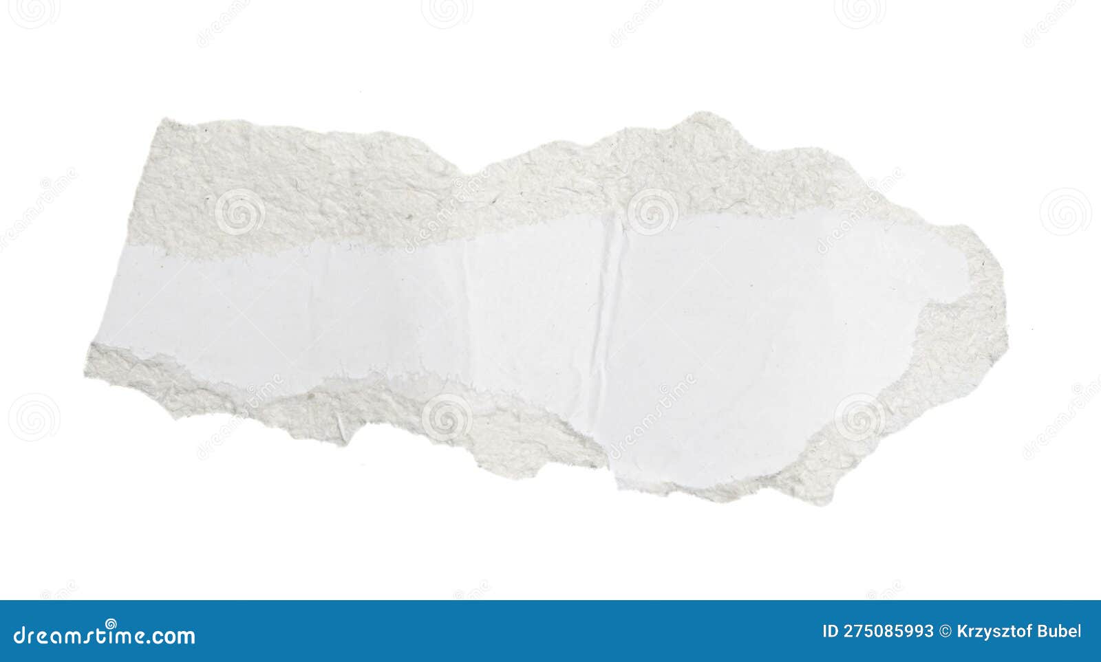 A White Piece of Paper on an Isolated White Background Stock Image ...