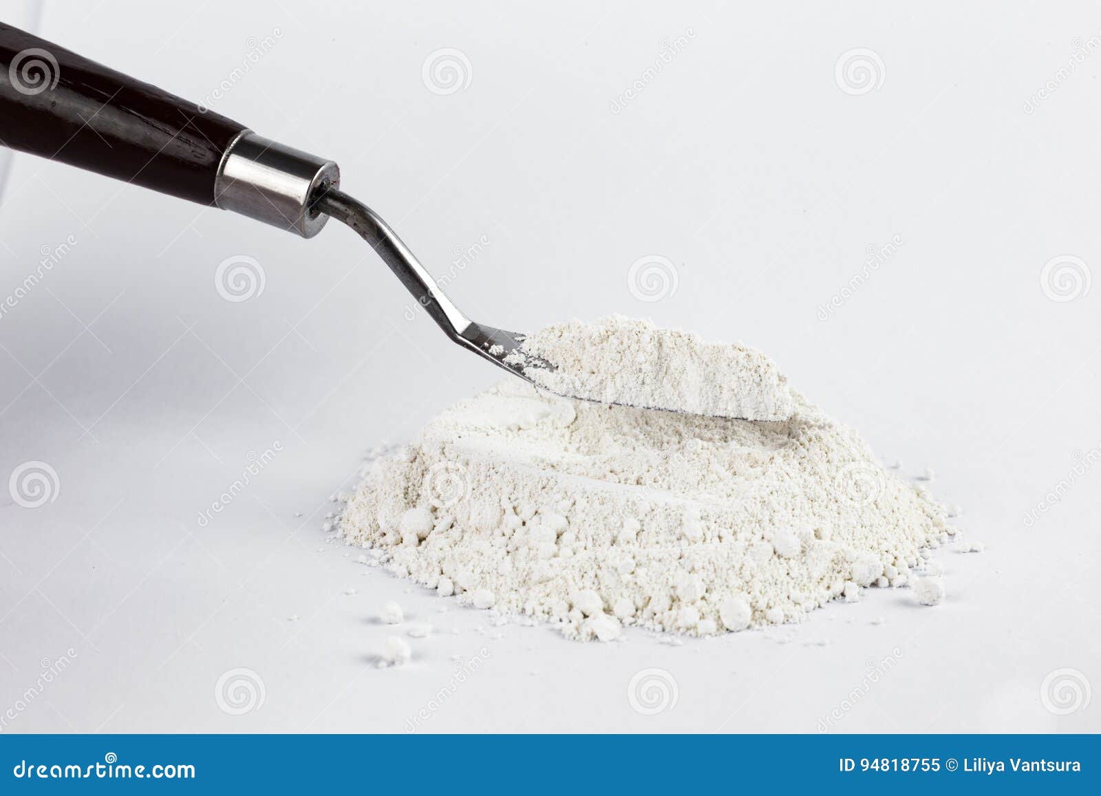 White Pigment on a White Background Stock Image - Image of powder, dyes ...