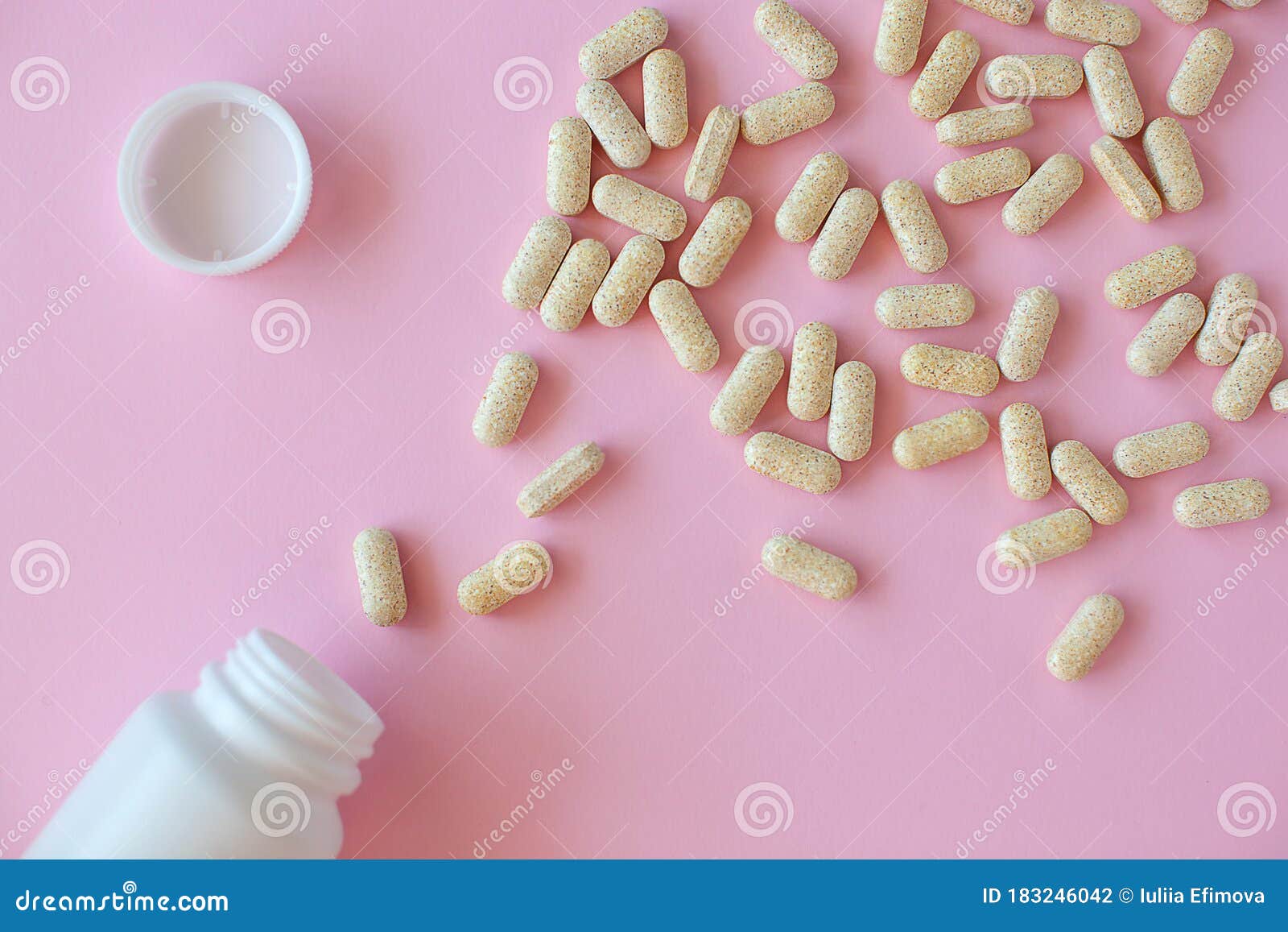 White Pill Packaging on Pink Background. Stock Photo - Image of medical ...