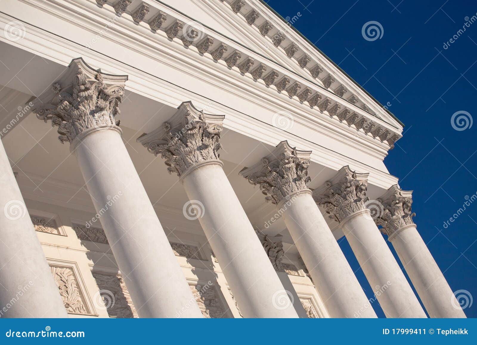 White pillars stock image. Image of architecture, white - 17999411