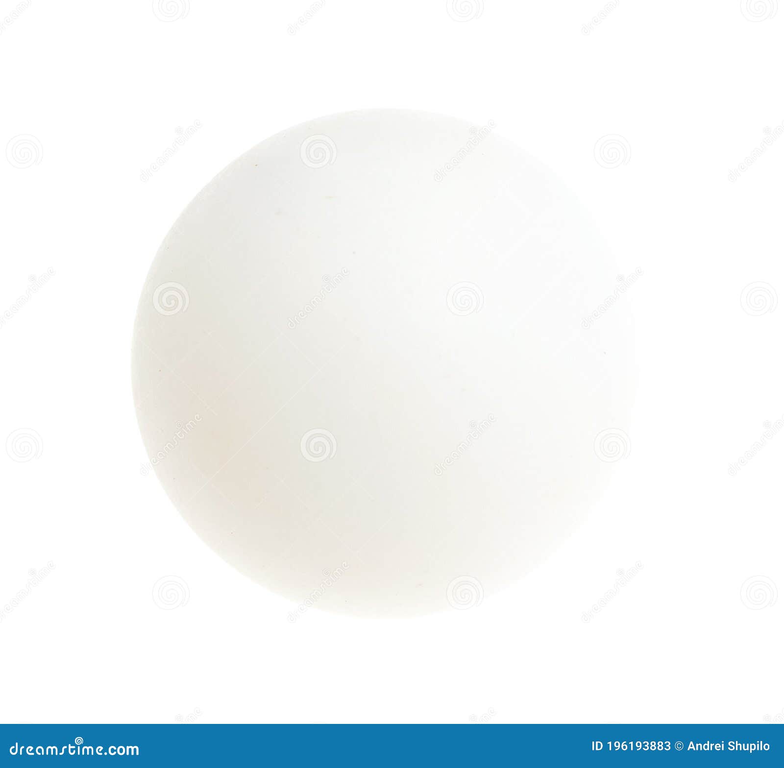 White Ping Pong Ball on a White Stock Image - Image of circle ...