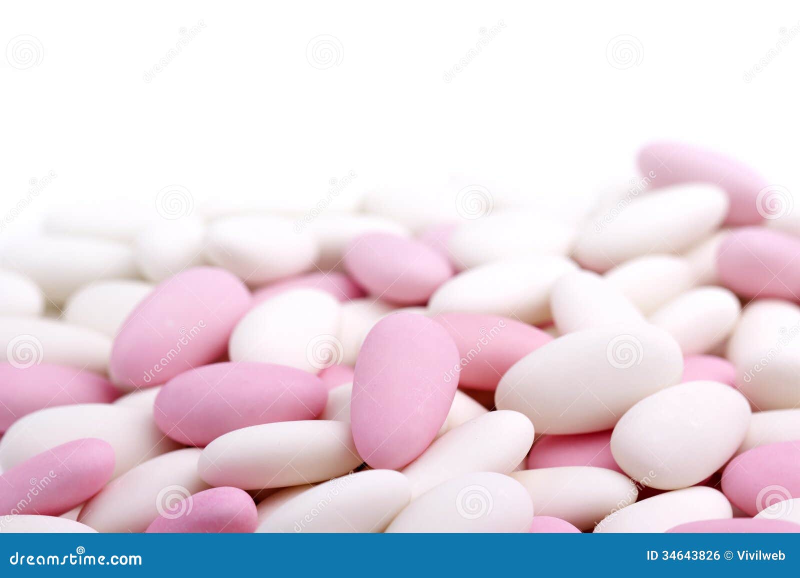 White and pink confetti stock photo. Image of candy, confetti - 34643826
